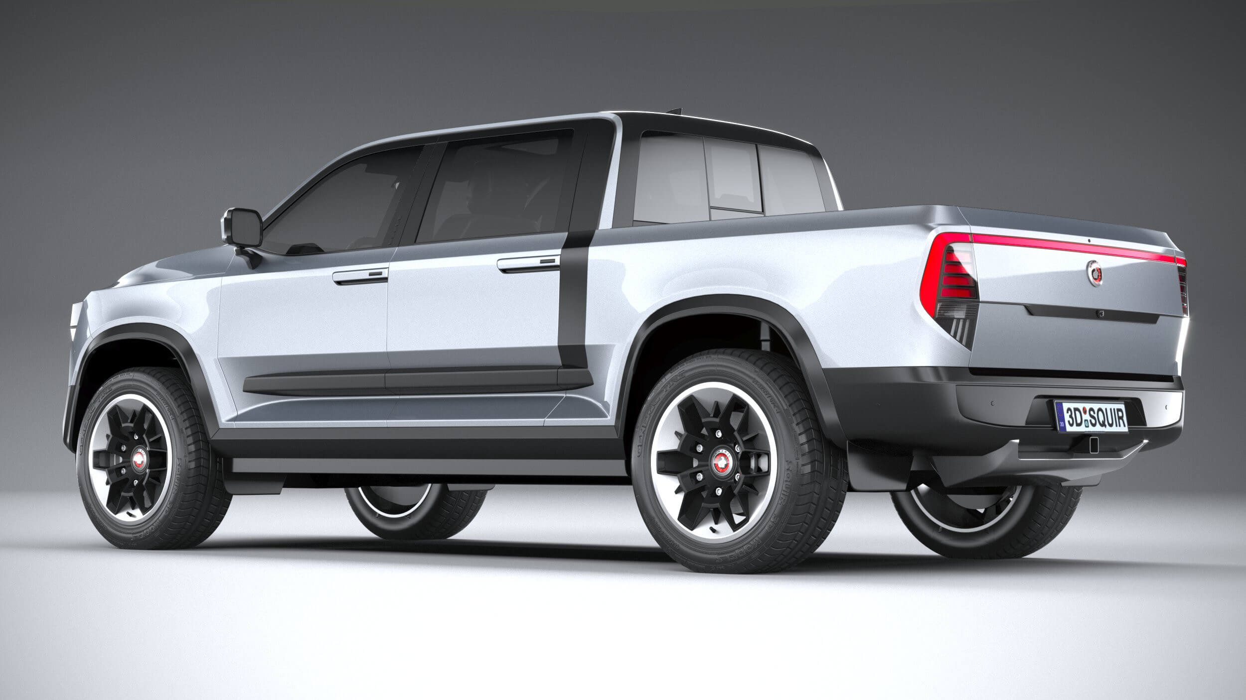 Generic Pickup V1 2023 - 3D Model by SQUIR