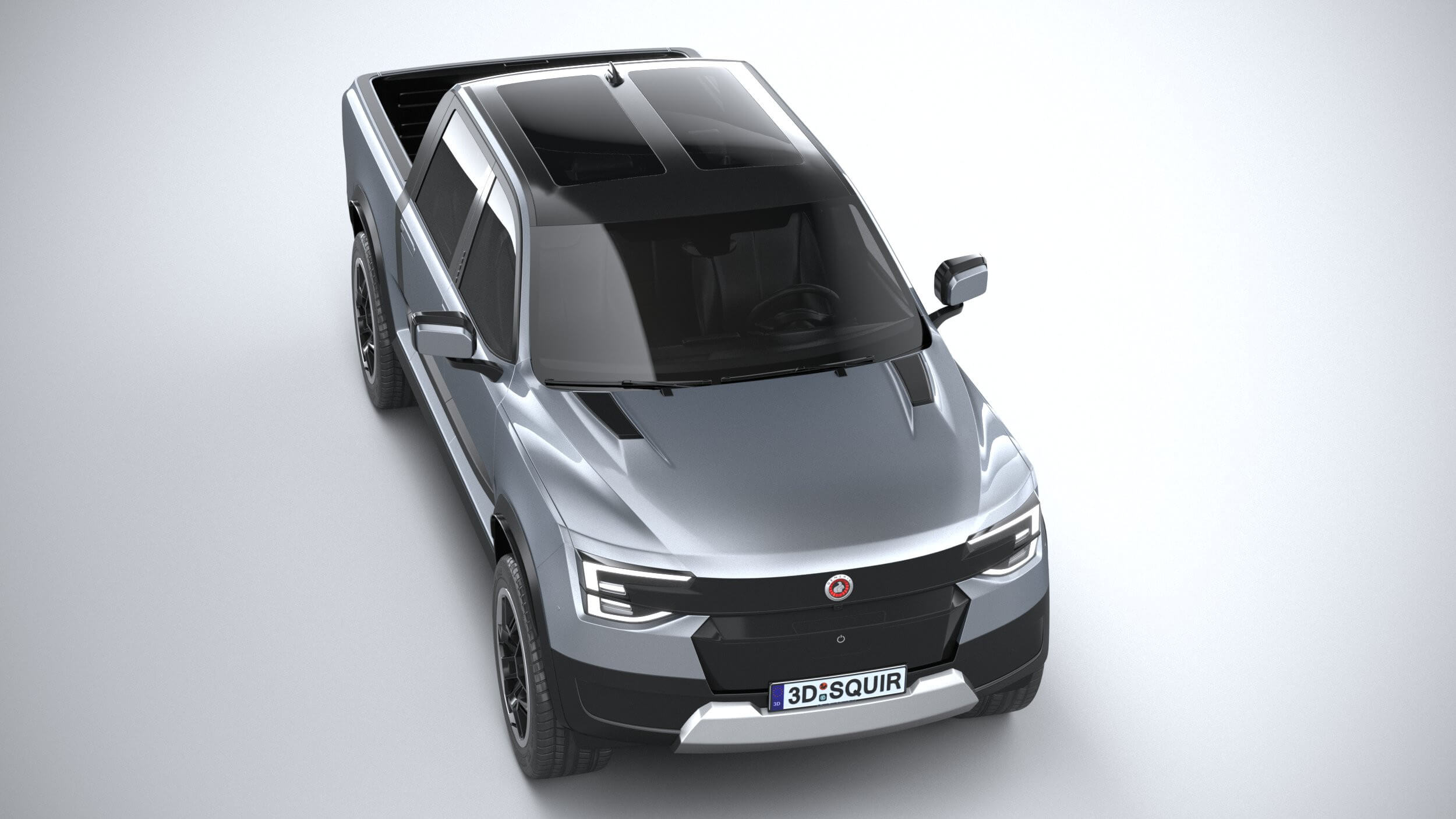 Generic Pickup V1 2023 - 3D Model by SQUIR