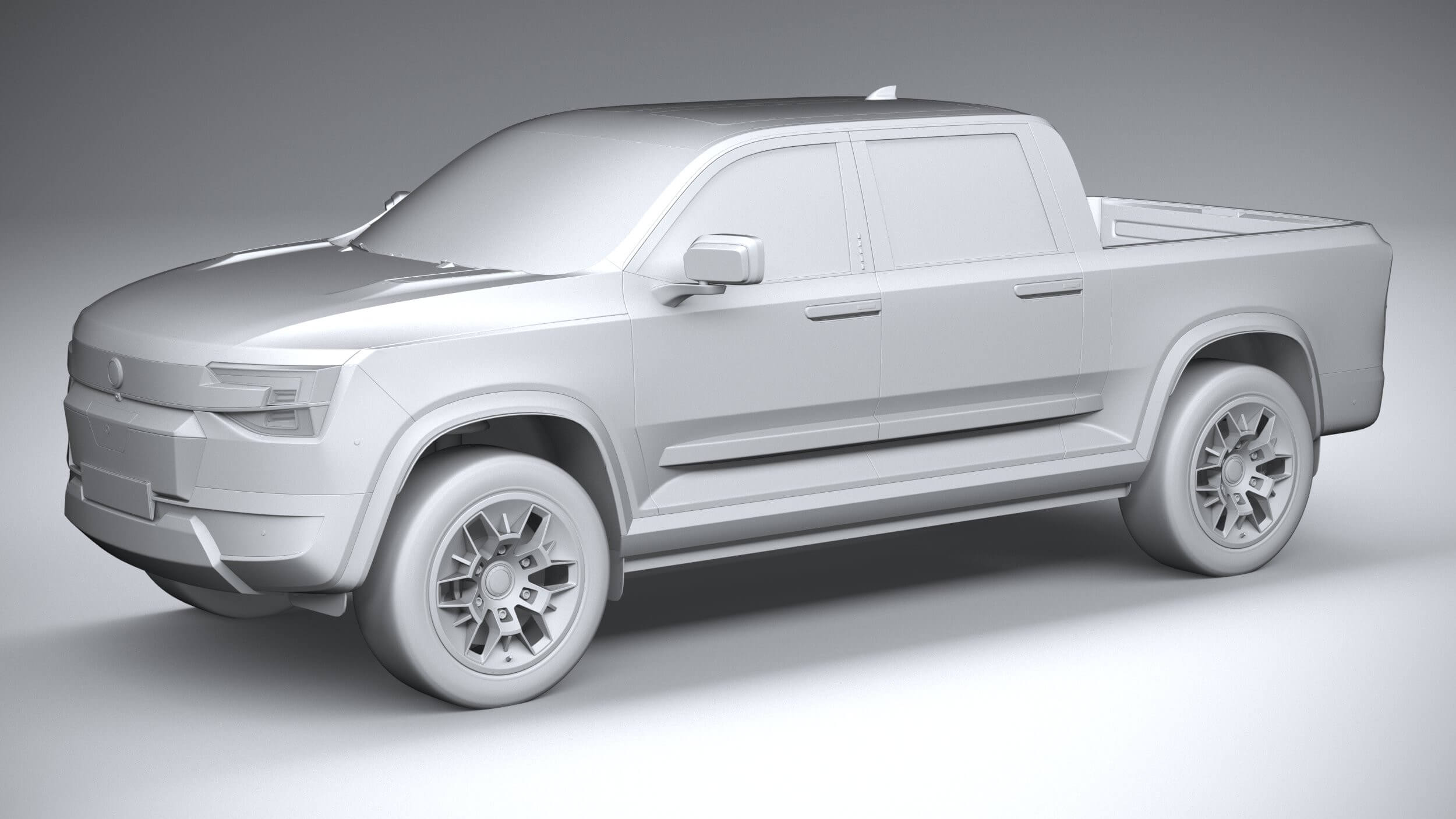 Generic Pickup V1 2023 - 3D Model by SQUIR