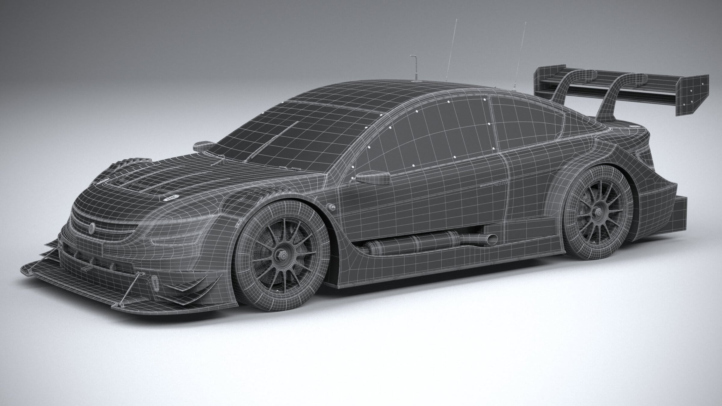 Generic Race Car DTM 2022 - 3D Model by SQUIR