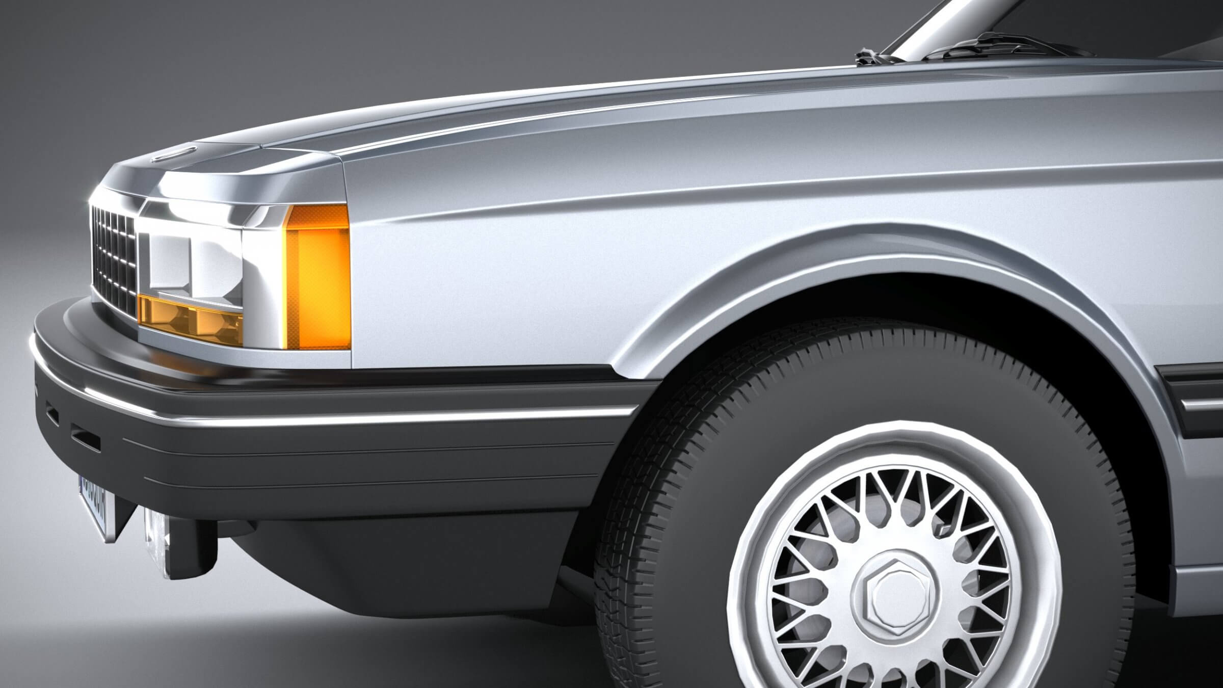 Generic Sedan 1980 - 3D Model by SQUIR