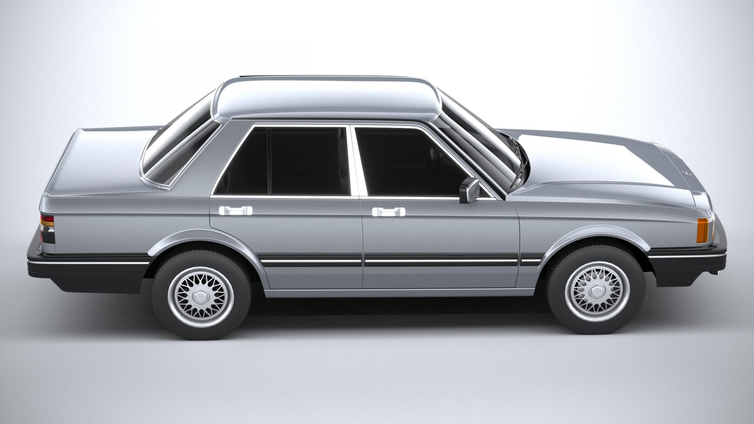Generic Sedan 1980 - 3D Model by SQUIR