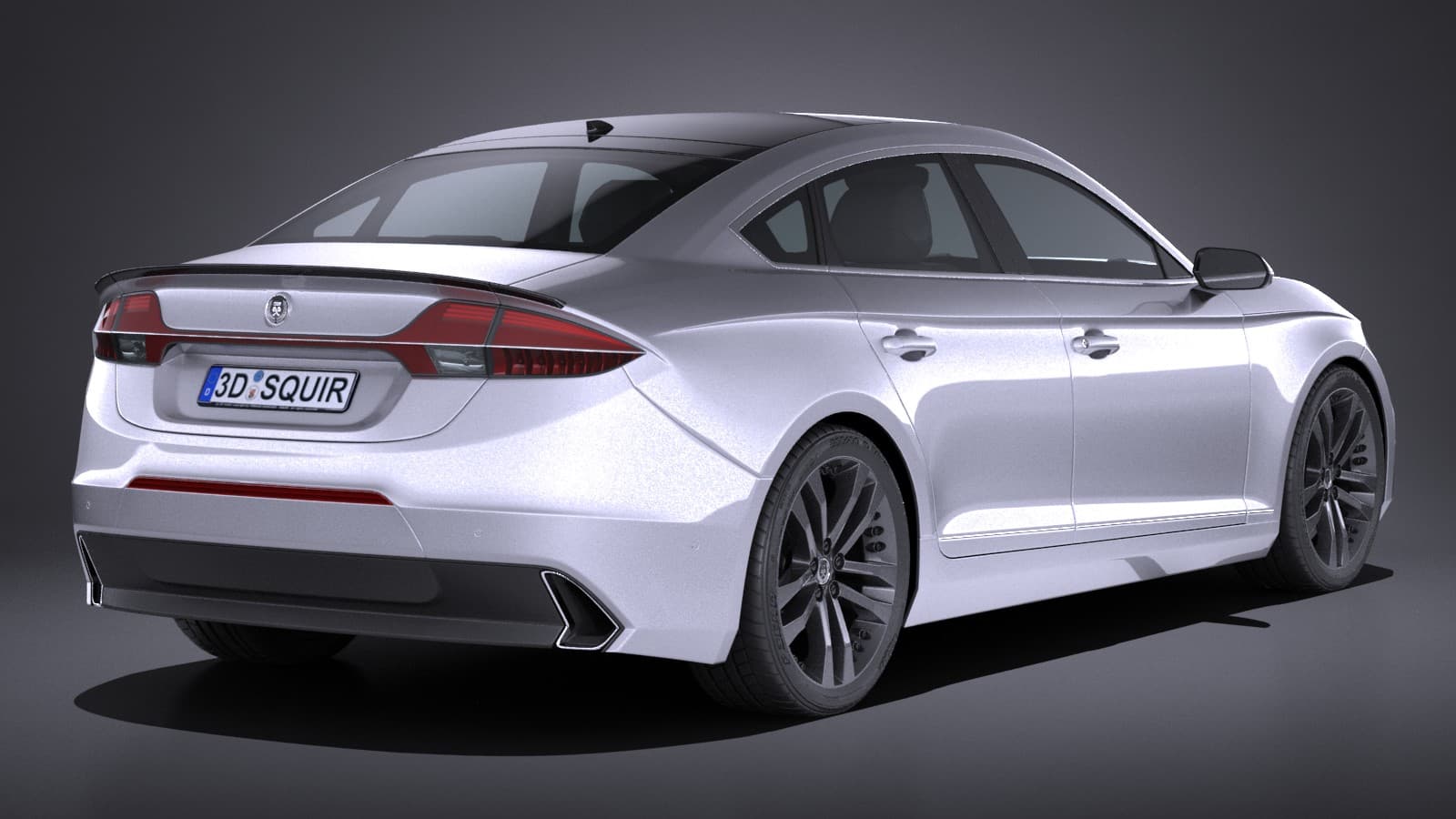 Generic Sedan 2017 - 3D Model by SQUIR