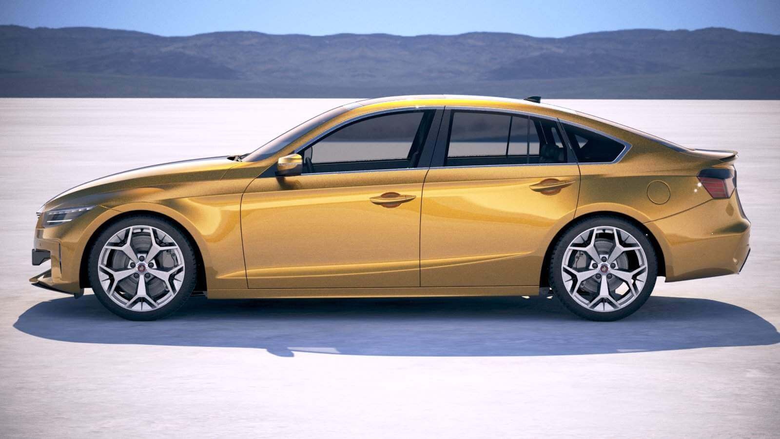 Generic Sedan 2019 - 3D Model by SQUIR