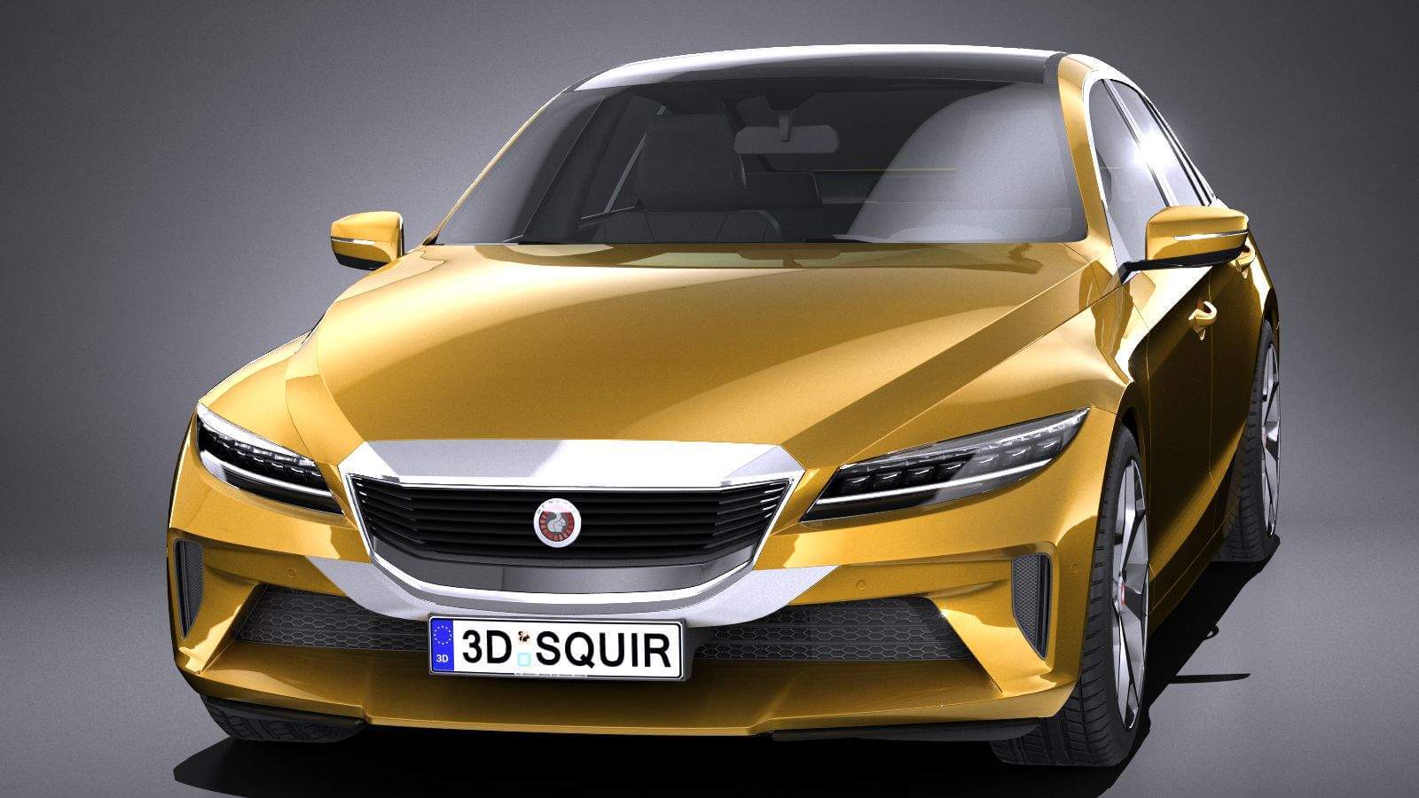 Generic Sedan 2019 - 3D Model by SQUIR