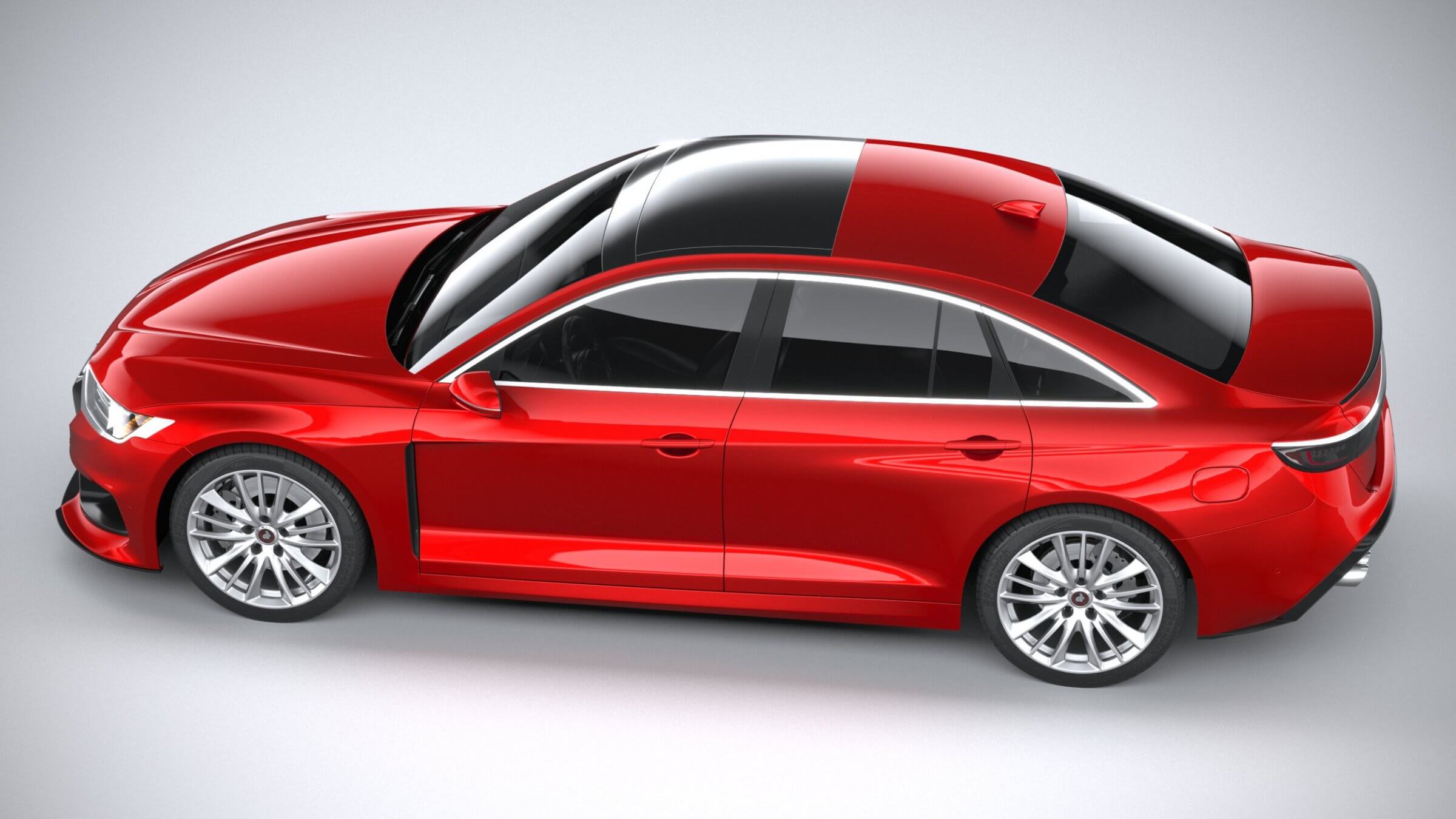 Generic Sedan 2020 V2 - 3D Model by SQUIR