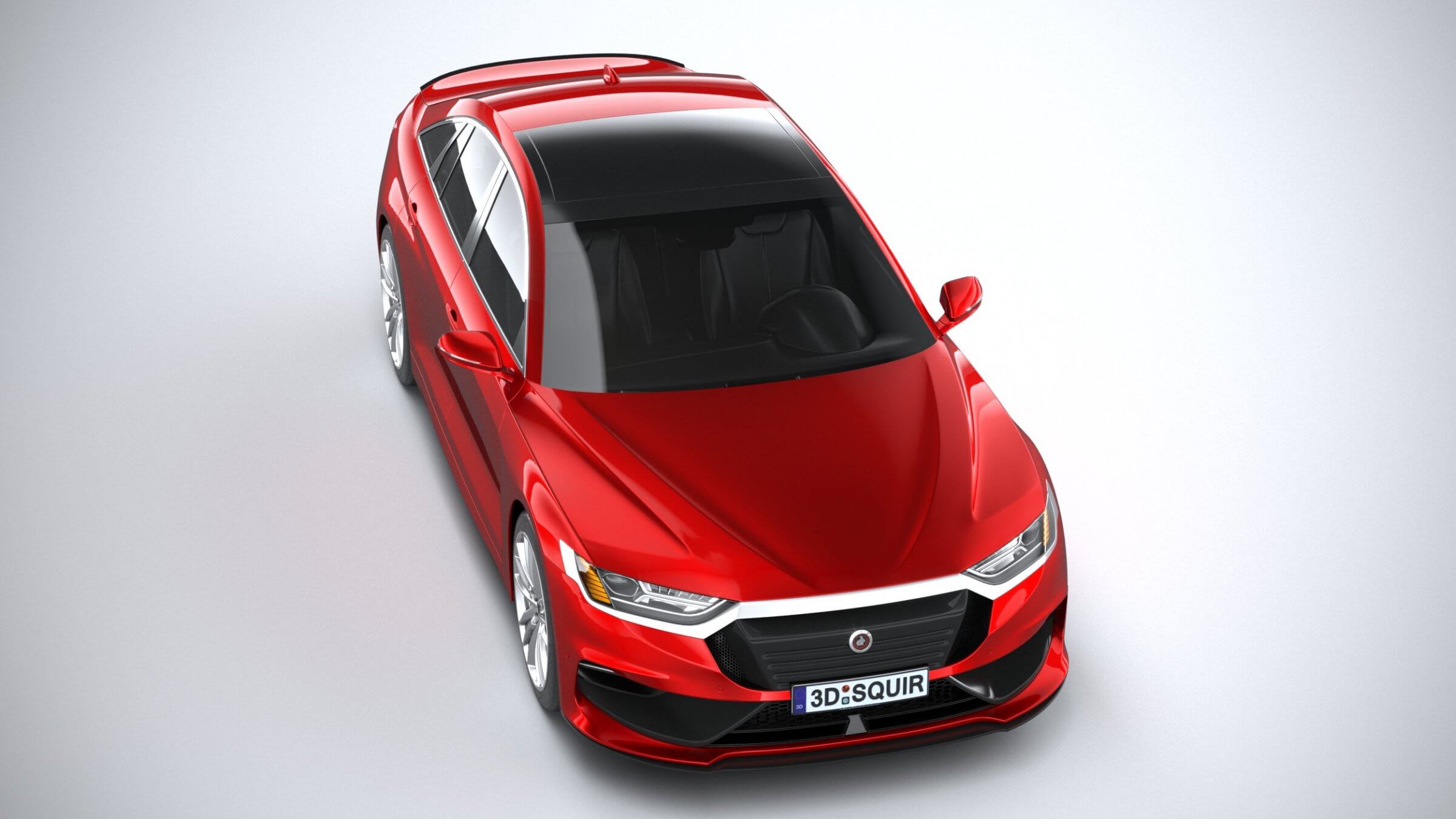 Generic Sedan 2020 V2 - 3D Model by SQUIR