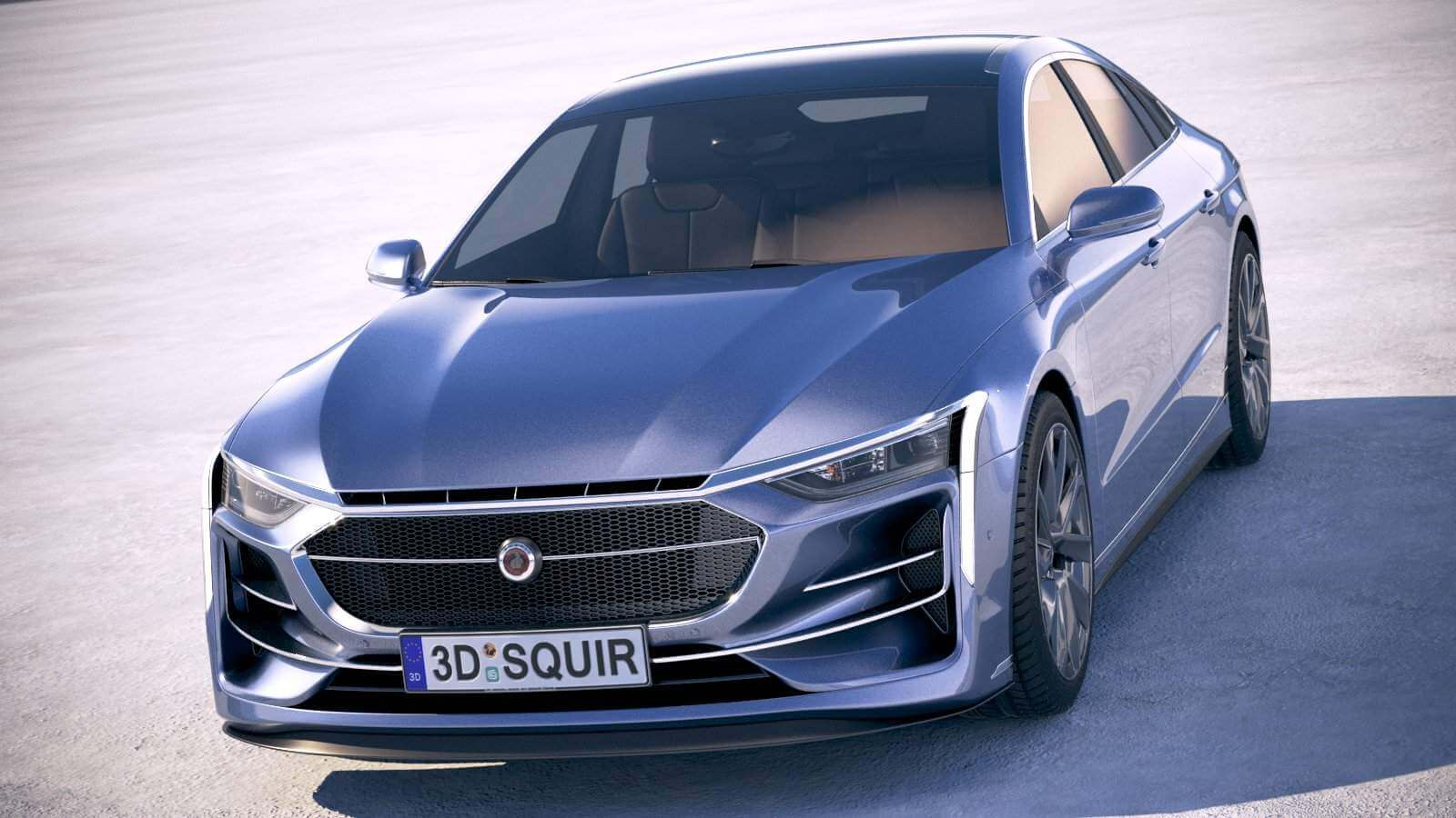 Generic Sedan 2020 - 3D Model by SQUIR