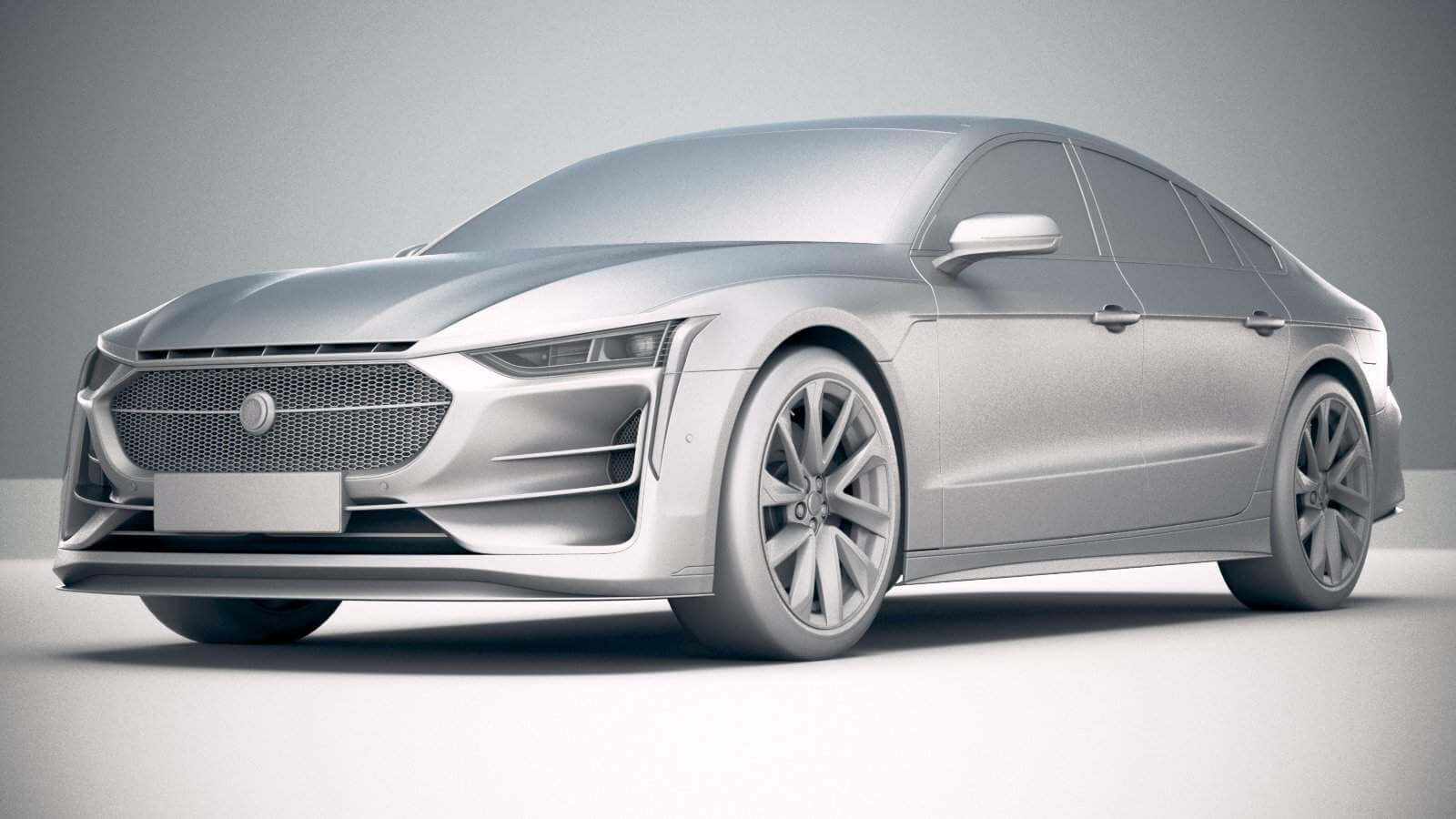 Generic Sedan 2020 - 3D Model by SQUIR