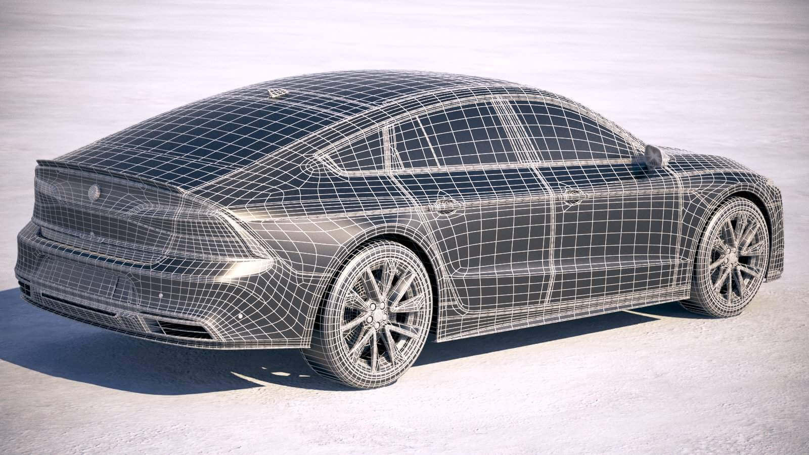 Generic Sedan 2020 - 3D Model by SQUIR