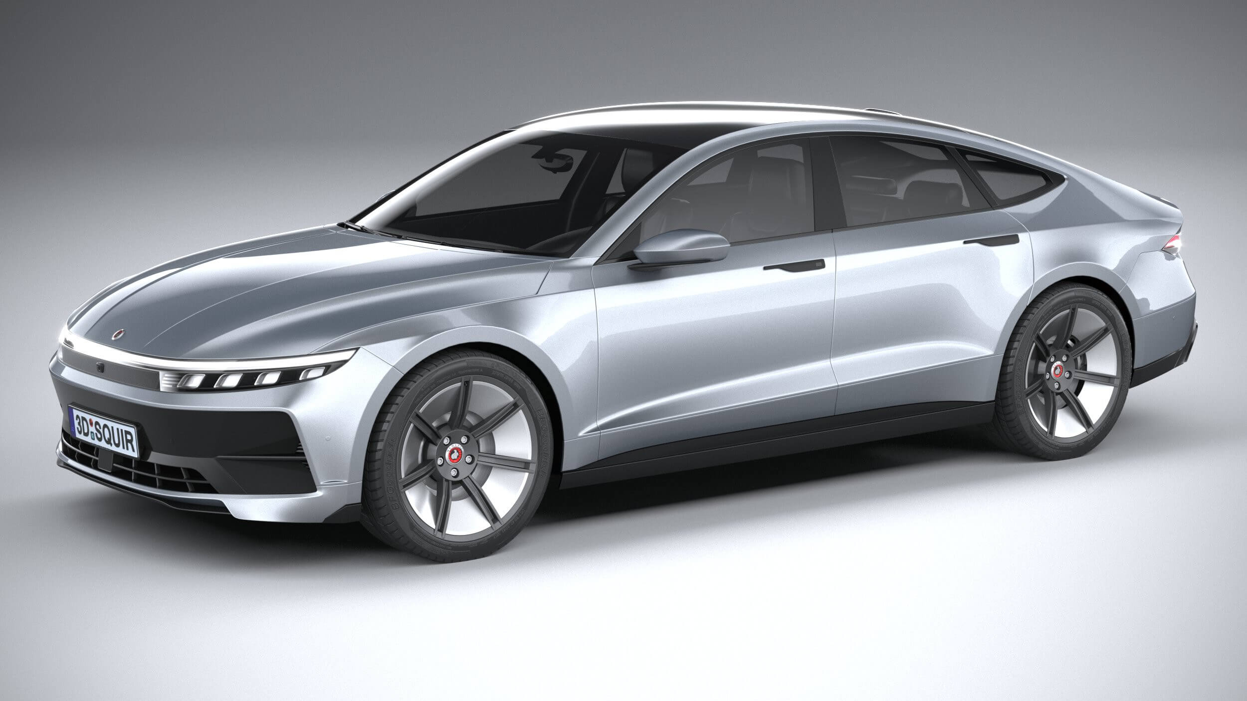 Generic Sedan 4 Door EV V3 2022 - 3D Model by SQUIR