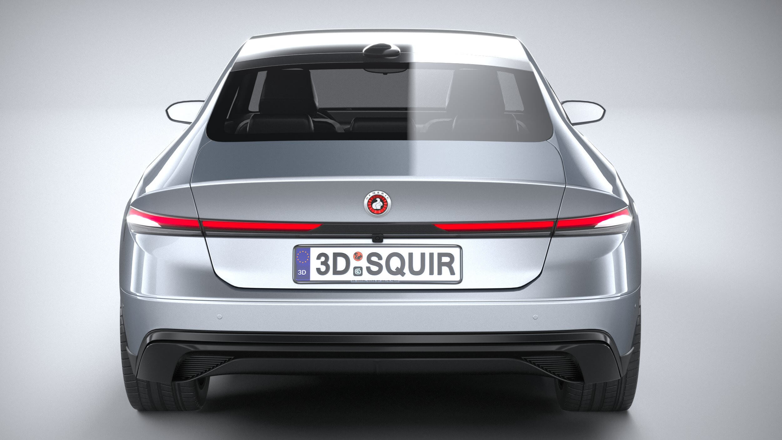 Generic Sedan 4 Door EV V3 2022 - 3D Model by SQUIR
