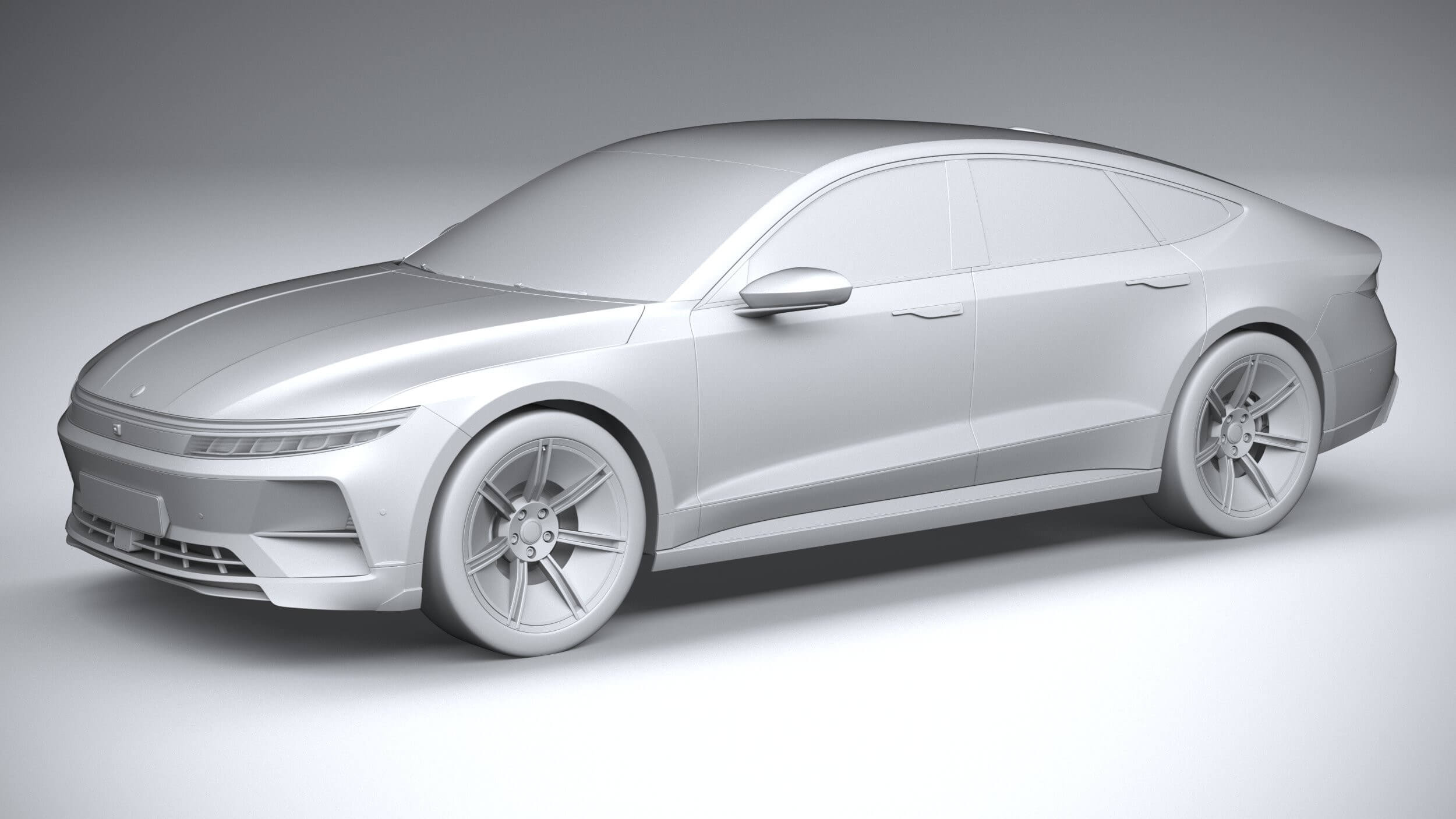 Generic Sedan 4 Door EV V3 2022 - 3D Model by SQUIR