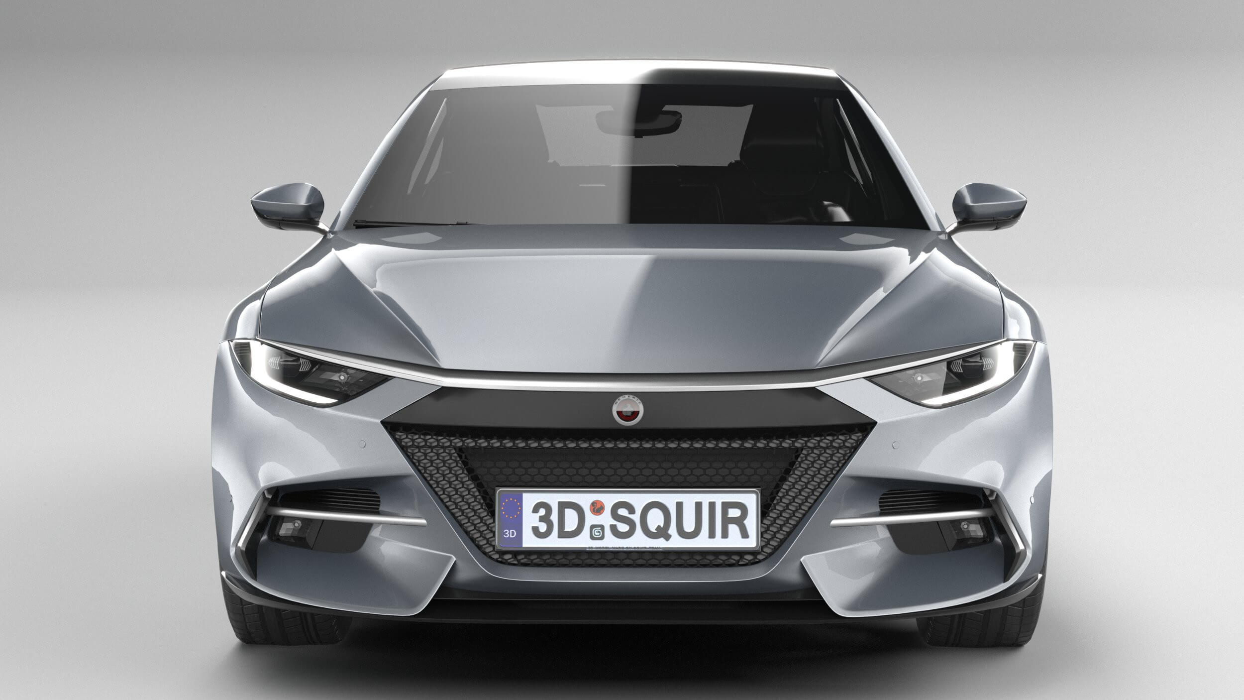 Generic Sedan V1 2022 Low Poly - 3D Model by SQUIR