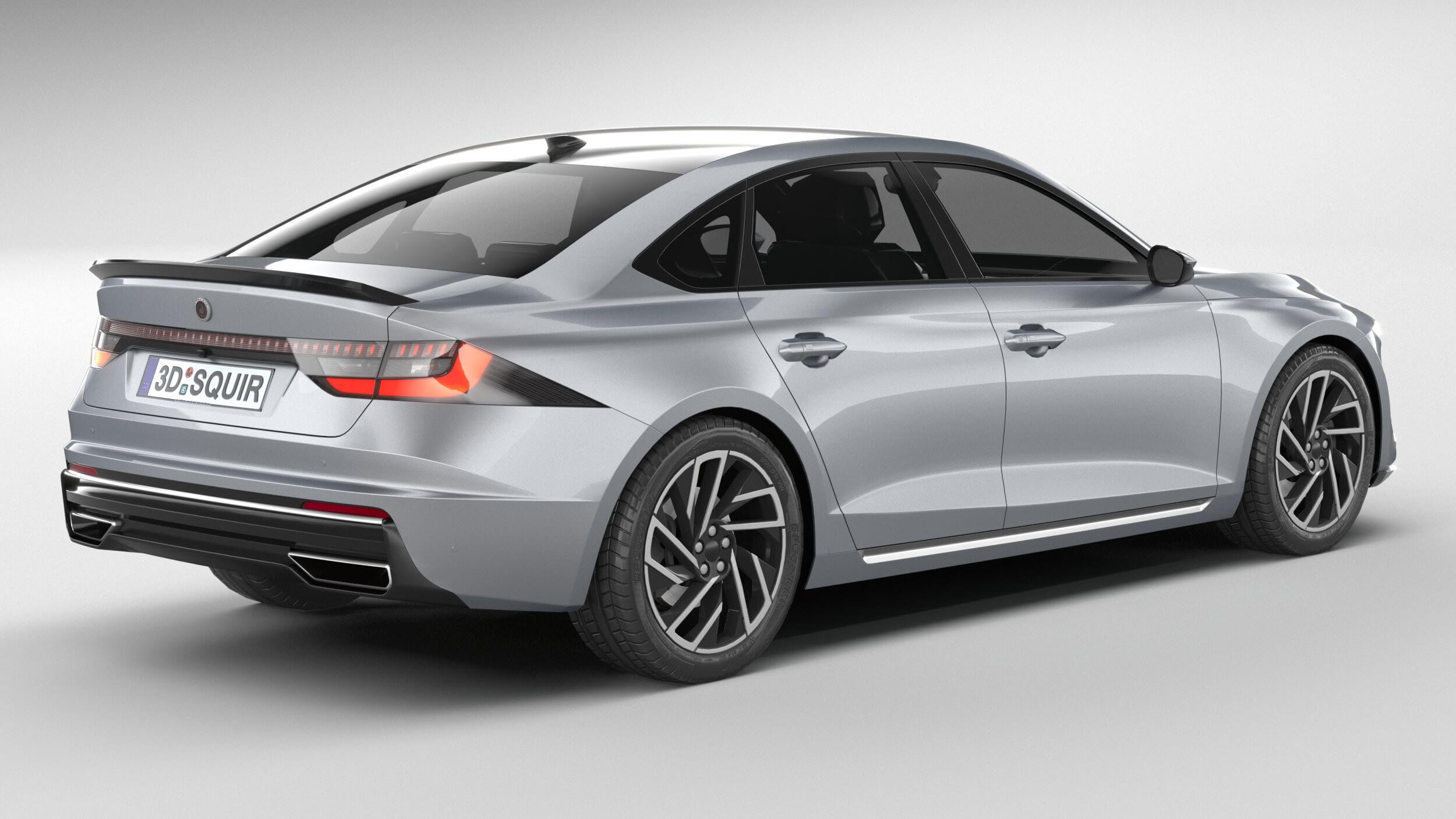 Generic Sedan V1 2022 Low Poly - 3D Model by SQUIR