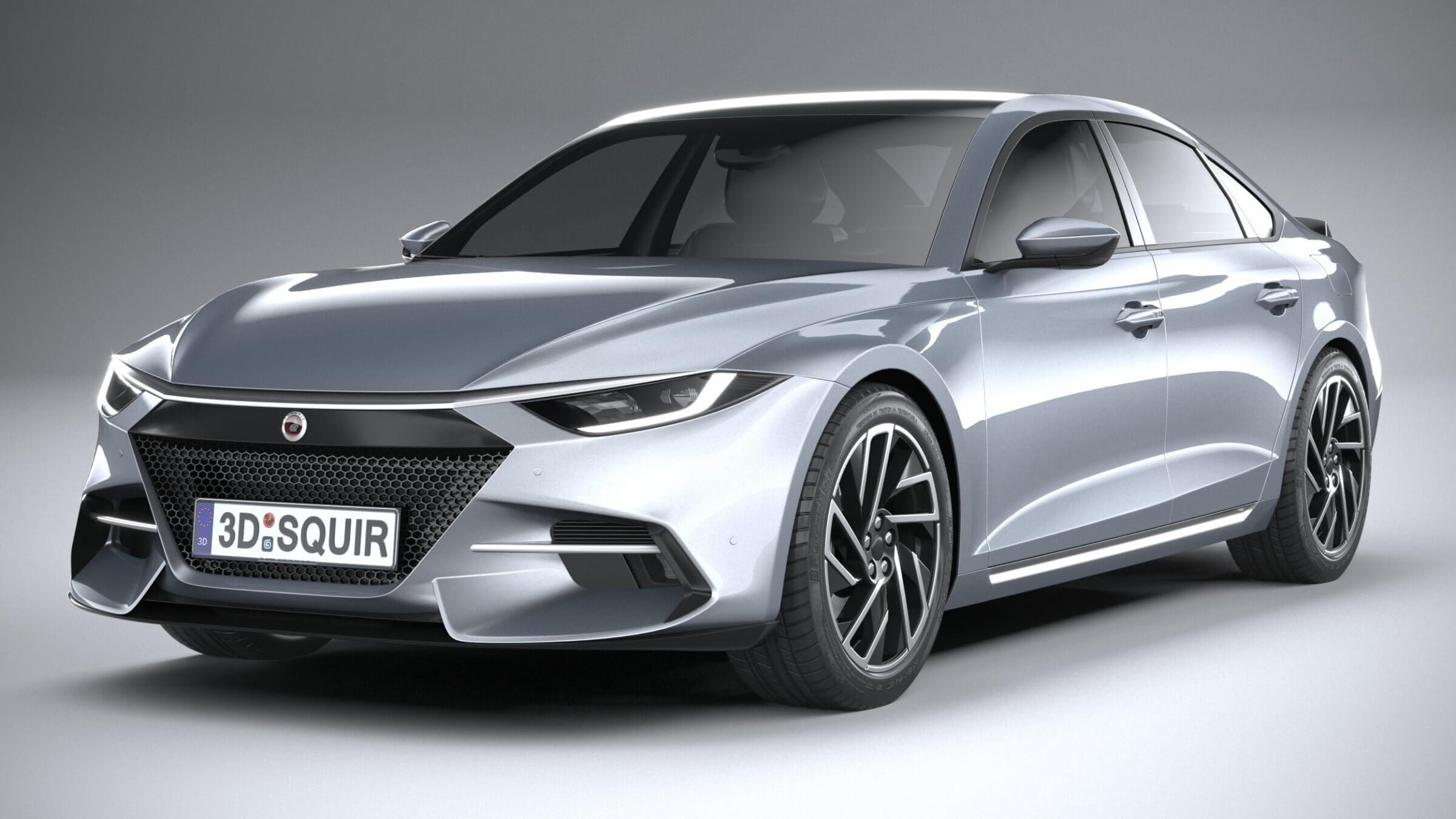 Generic Sedan V1 2022 - 3D Model by SQUIR