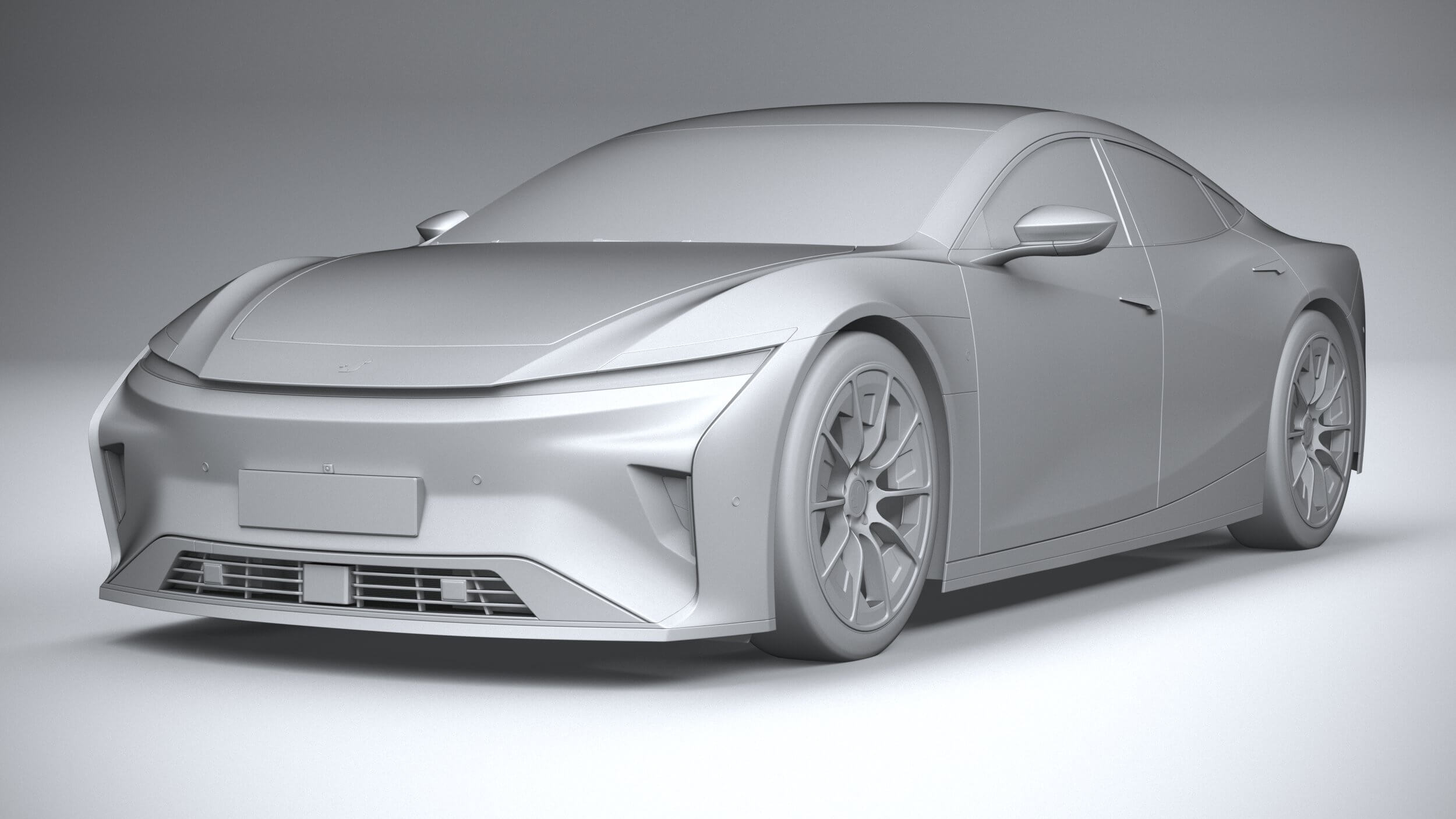 Generic Sedan V1 2025 - 3D Model by SQUIR