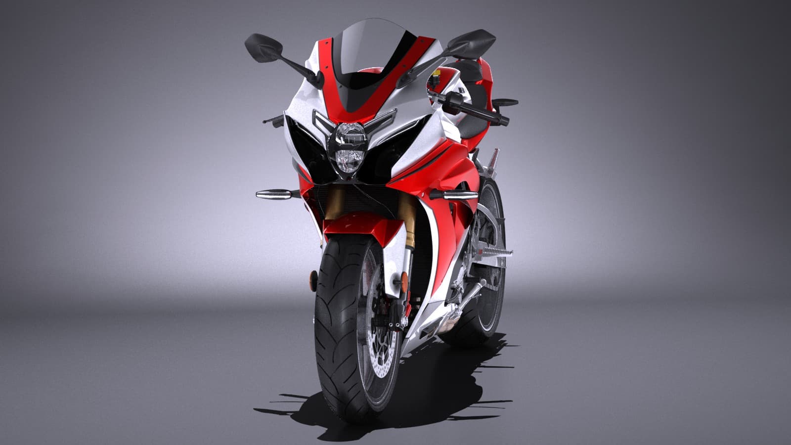 Generic Sport Bike 2017 - 3D Model by SQUIR