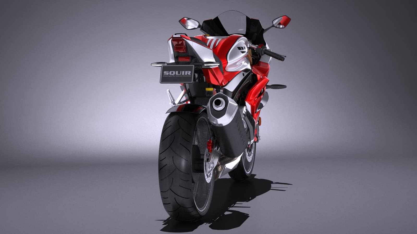 Generic Sport Bike 2017 - 3D Model by SQUIR