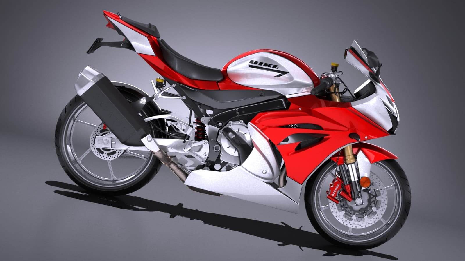 Generic Sport Bike 2017 - 3D Model by SQUIR