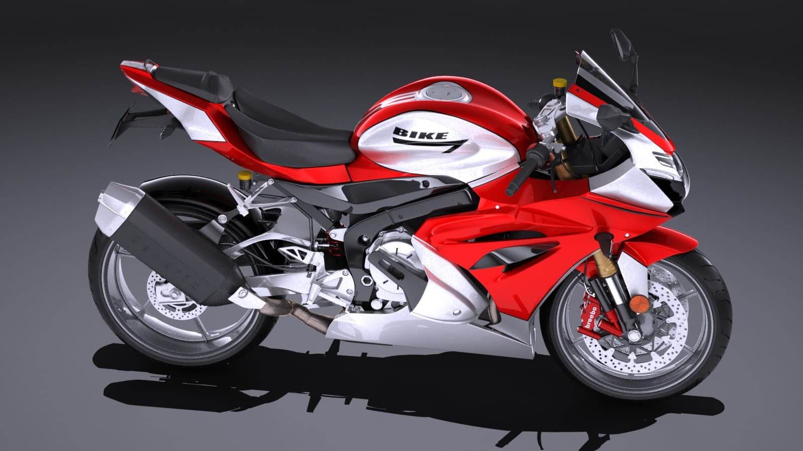 Generic Sport Bike 2017 - 3D Model by SQUIR