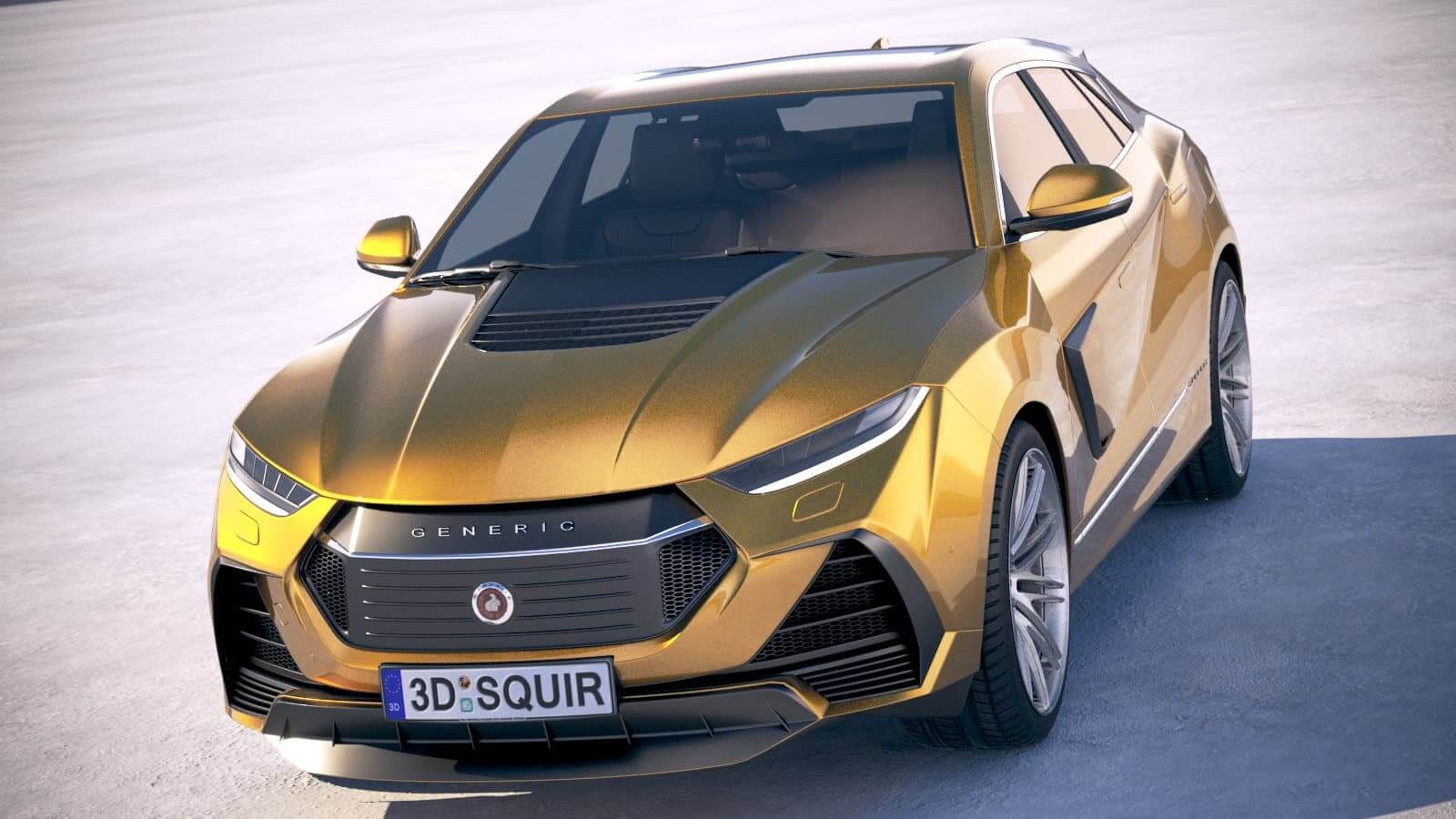 Generic Sport SUV Coupe 2019 - 3D Model by SQUIR