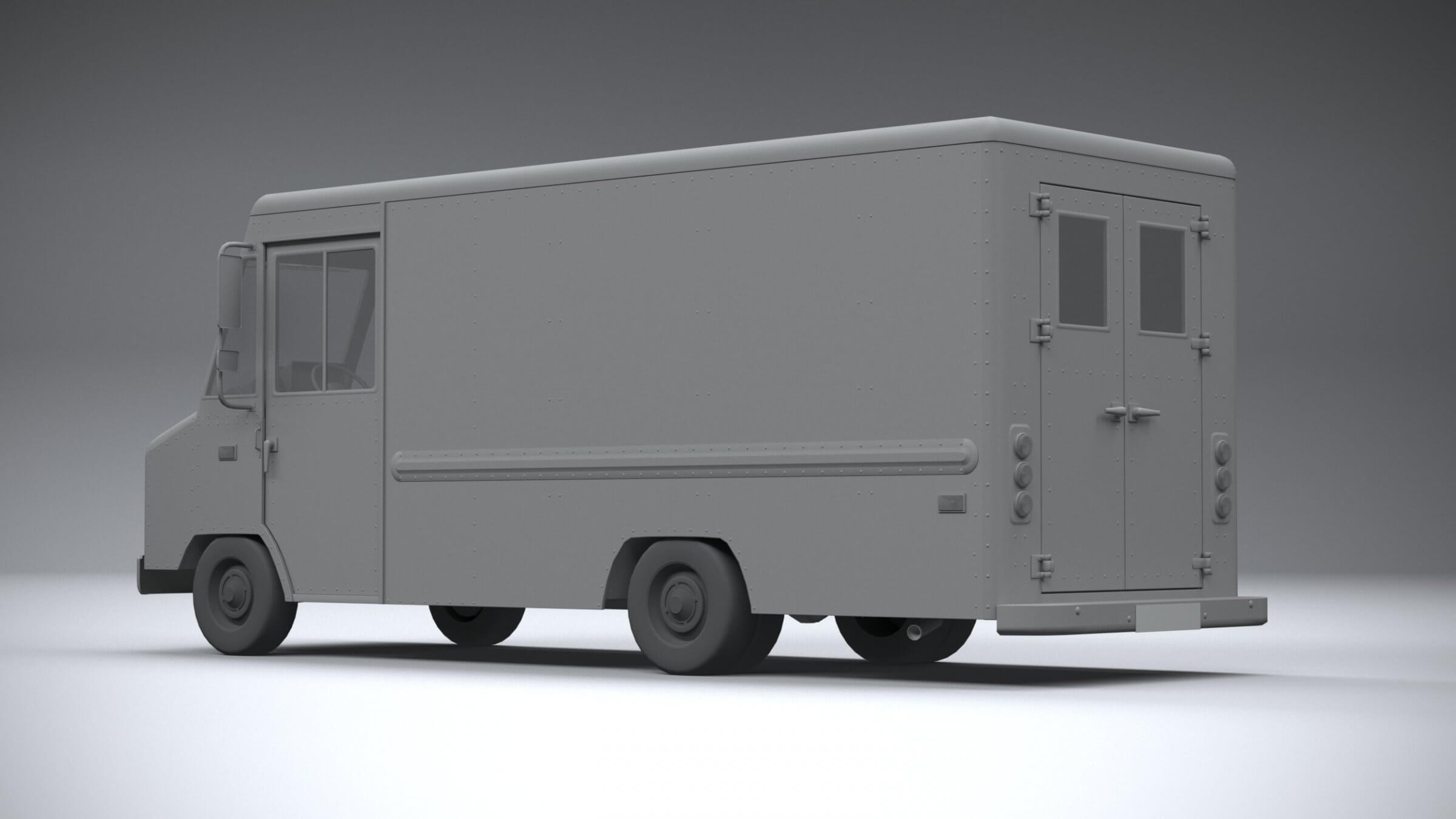 Generic Step Van 2021 - 3D Model by SQUIR