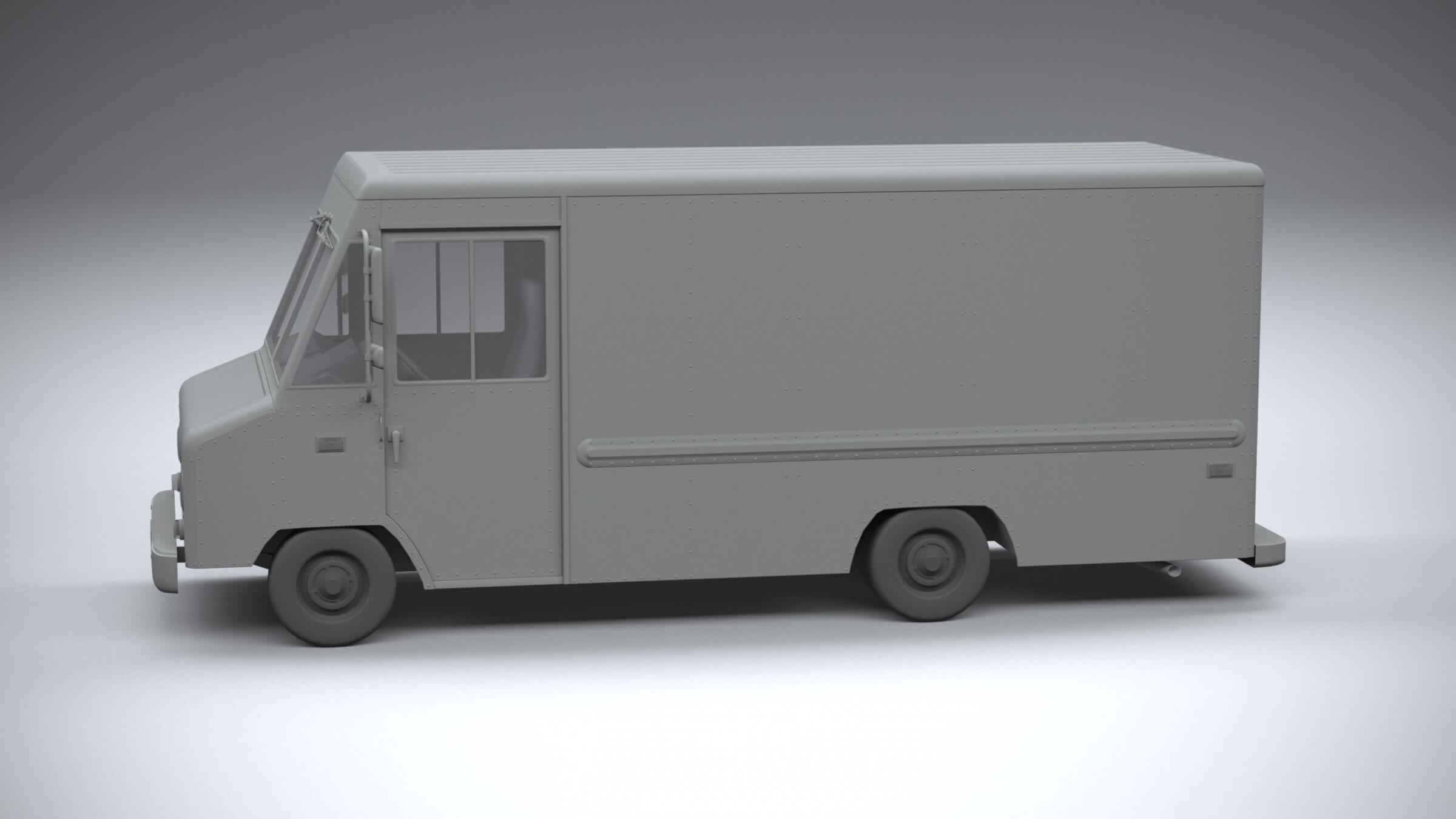 Generic Step Van 2021 - 3D Model by SQUIR