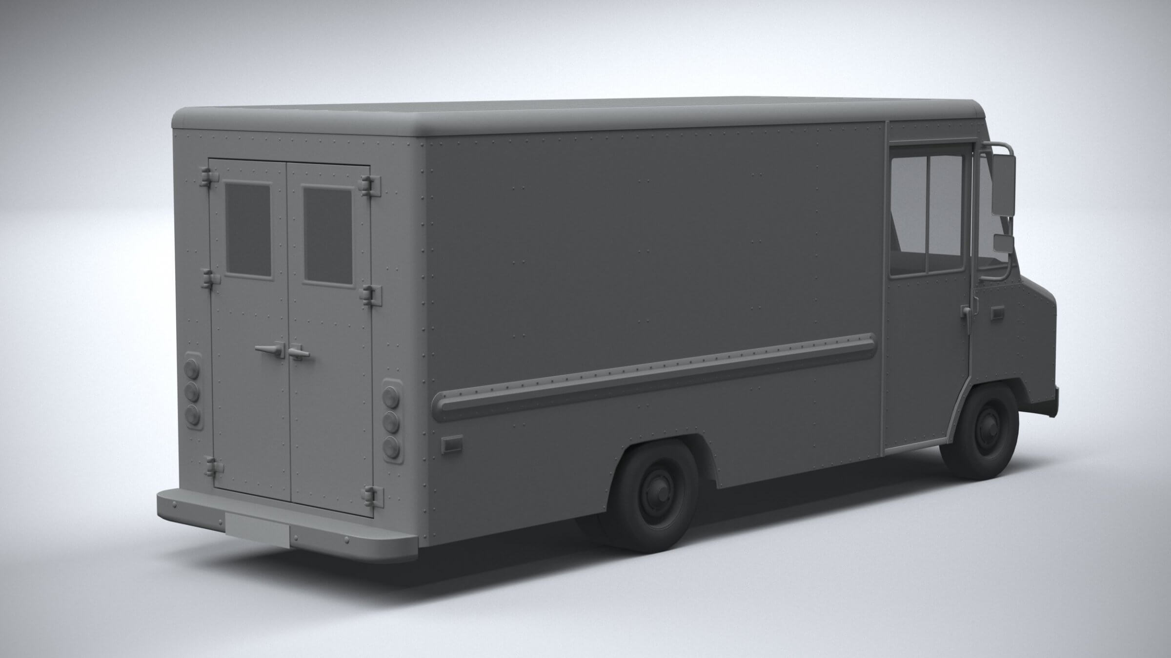 Generic Step Van 2021 - 3D Model by SQUIR