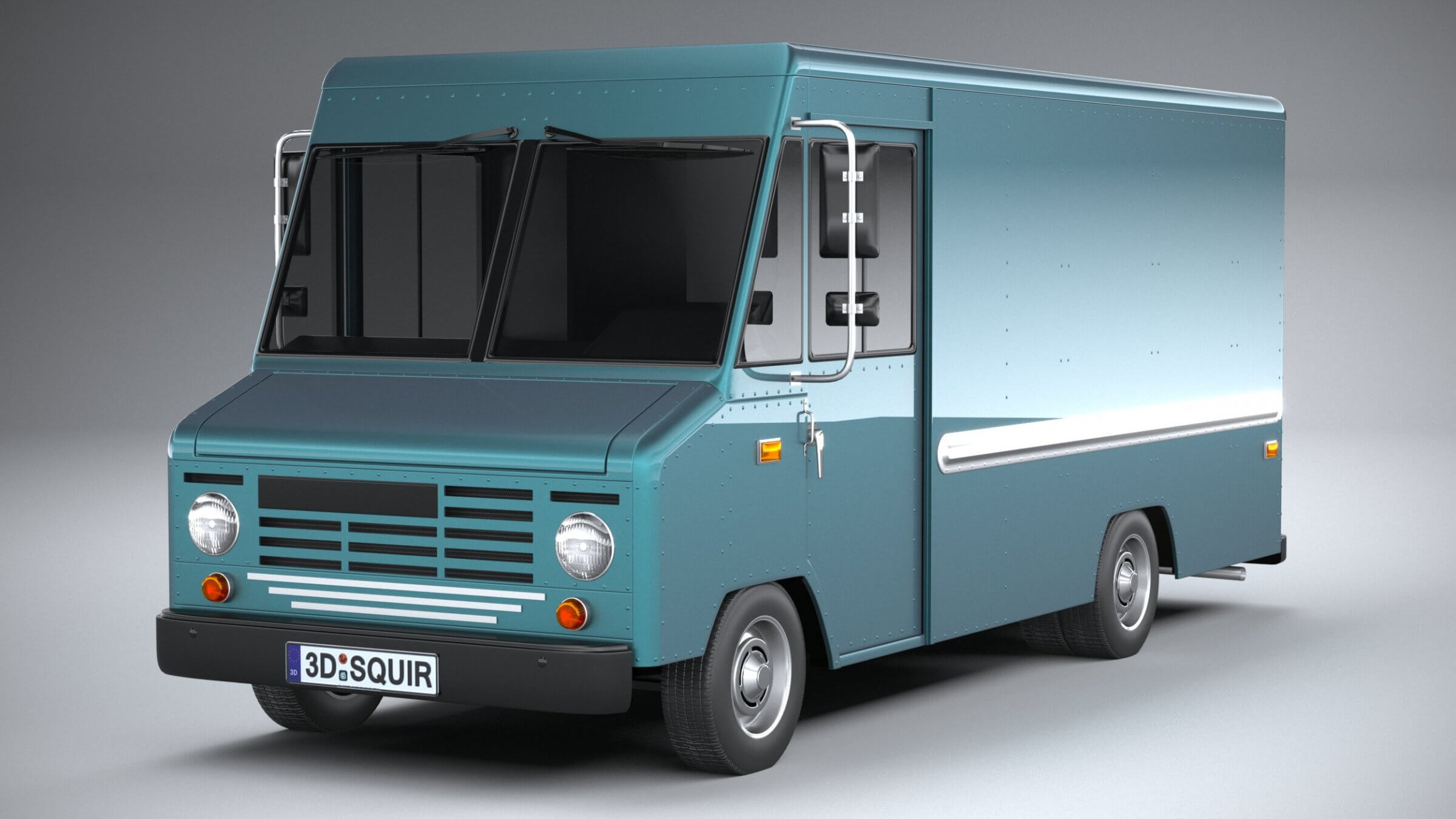 Generic Step Van 2021 - 3D Model by SQUIR