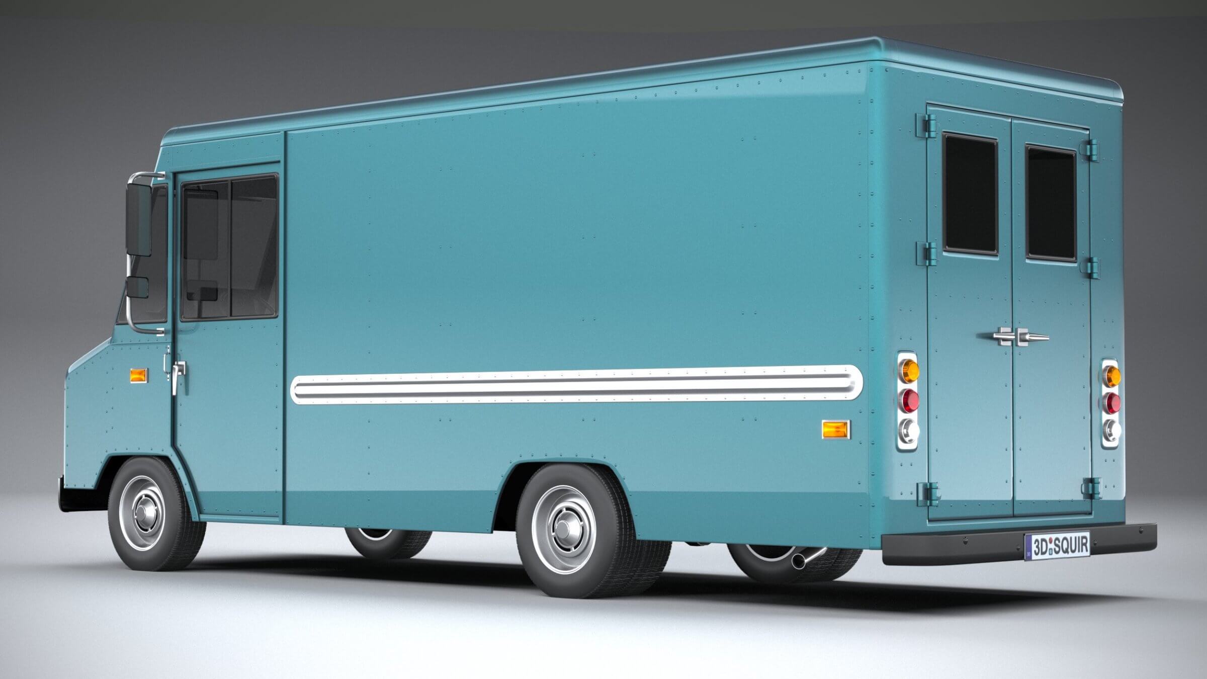 Generic Step Van 2021 - 3D Model by SQUIR
