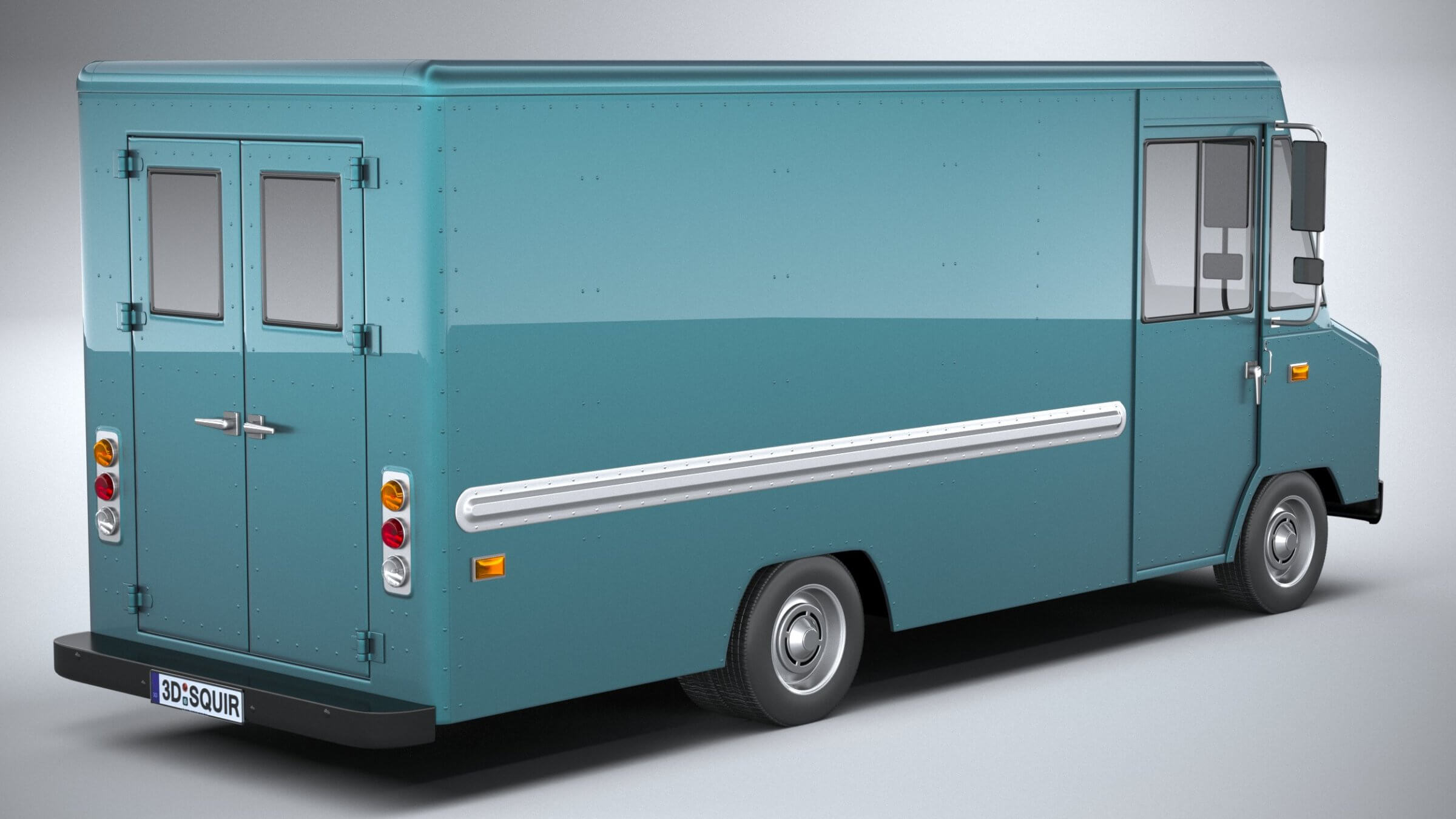 Generic Step Van 2021 - 3D Model by SQUIR