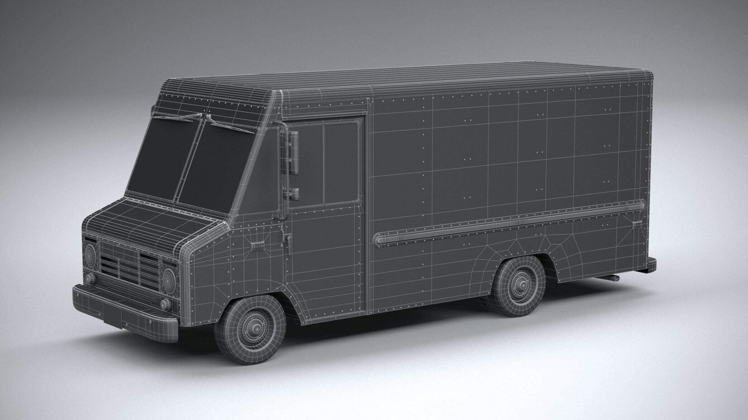 Generic Step Van 2021 - 3D Model by SQUIR