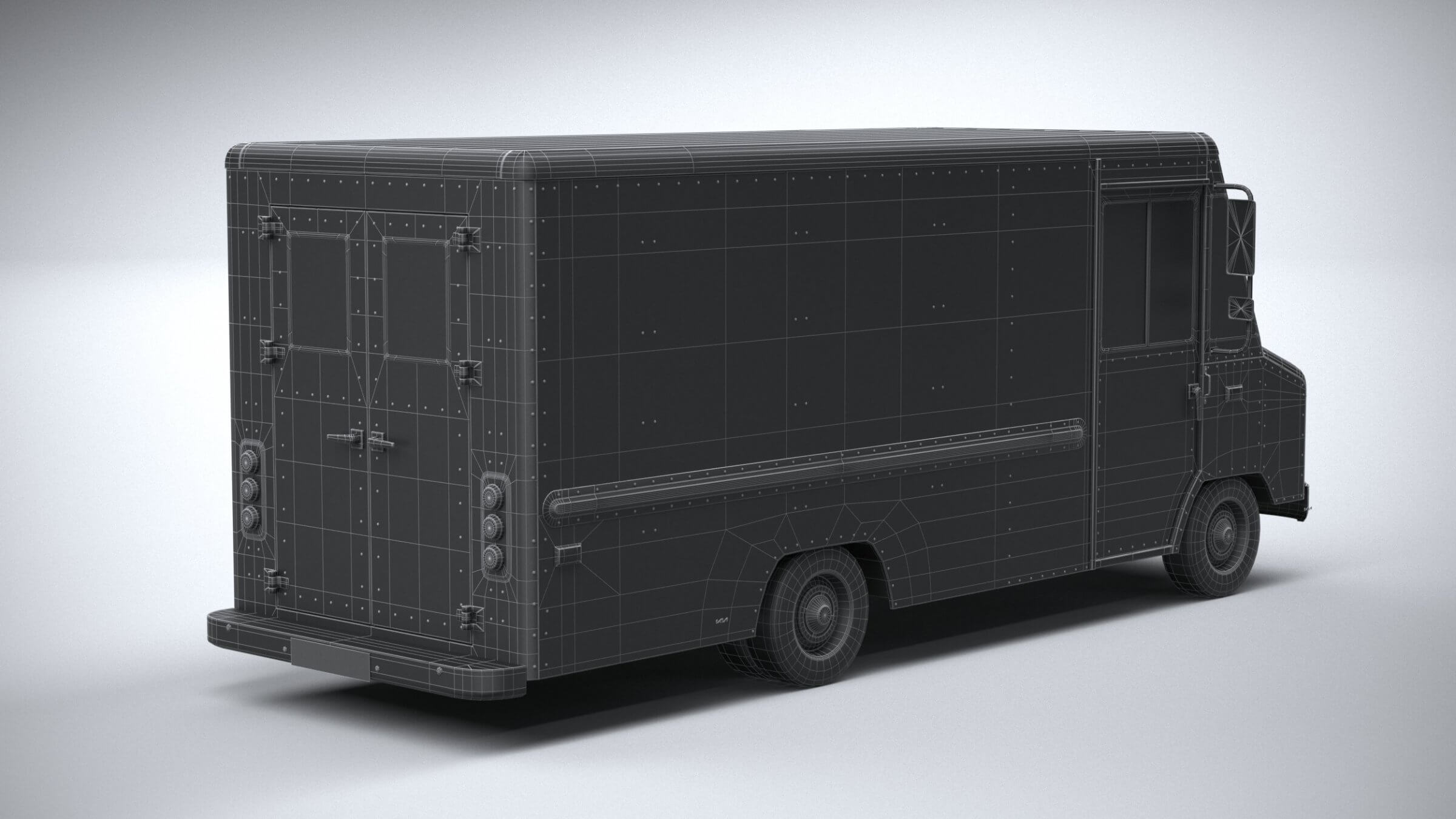 Generic Step Van 2021 - 3D Model by SQUIR