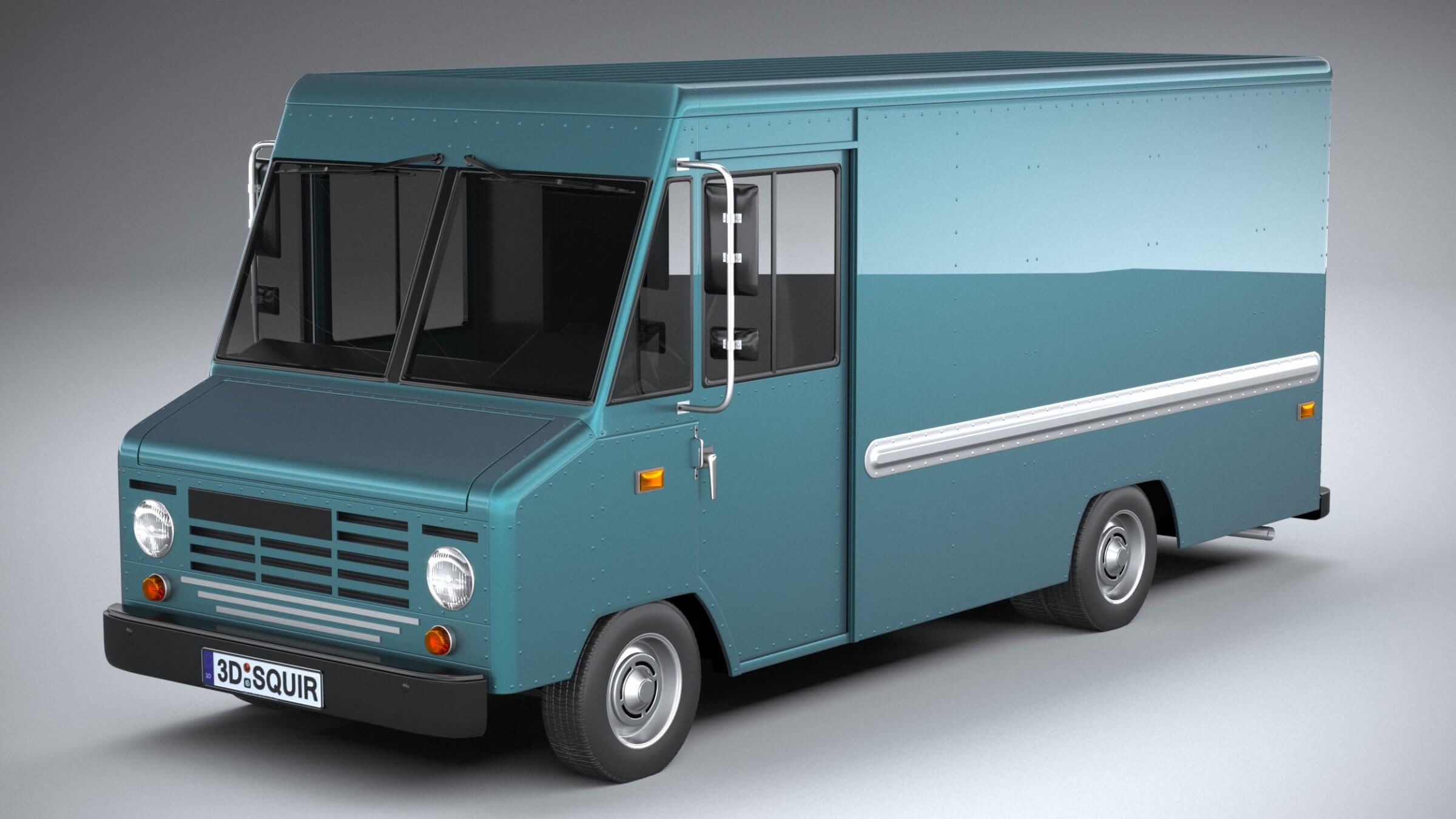 Generic Step Van 2021 - 3D Model by SQUIR