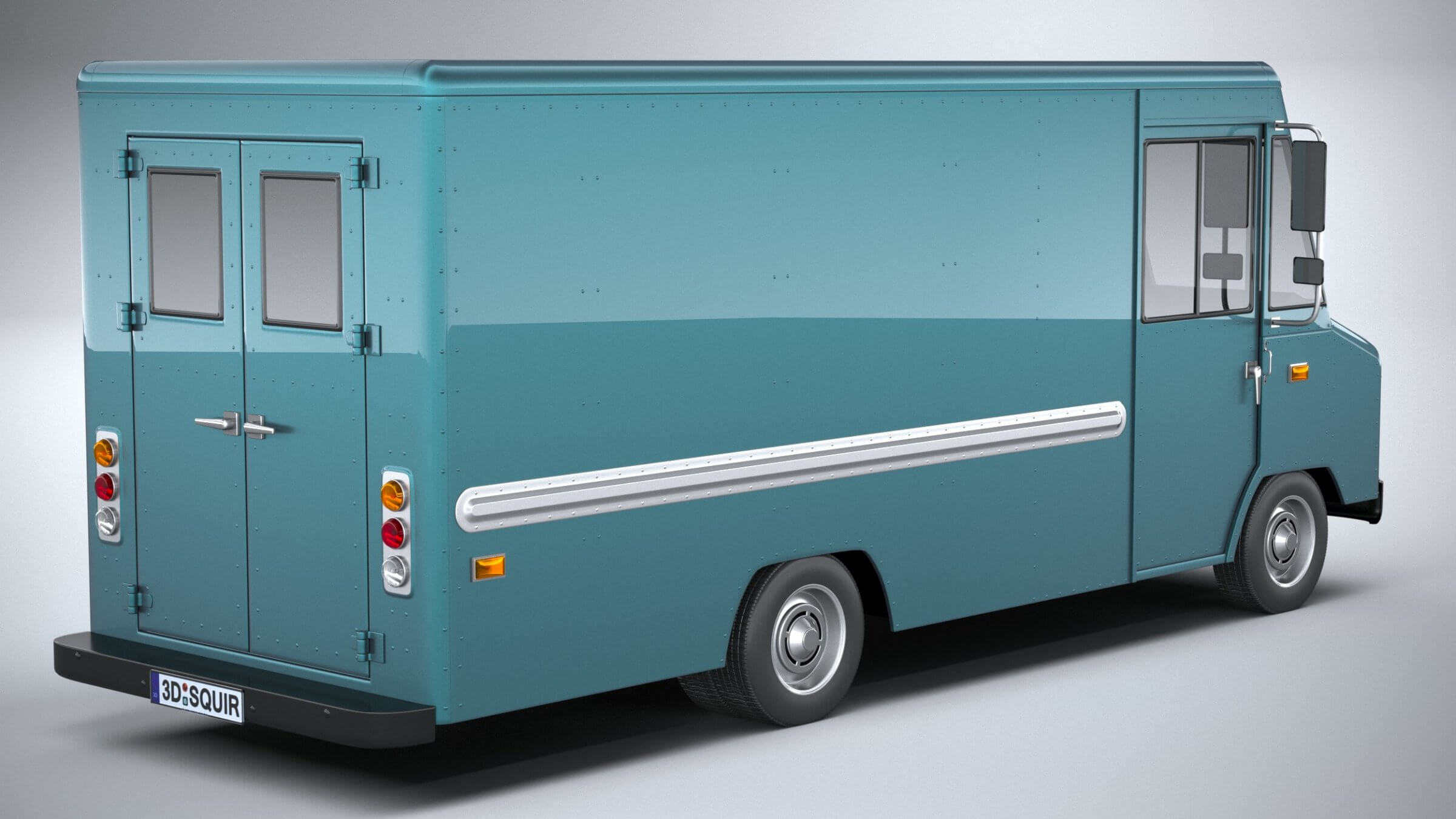 Generic Step Van 2021 - 3D Model by SQUIR