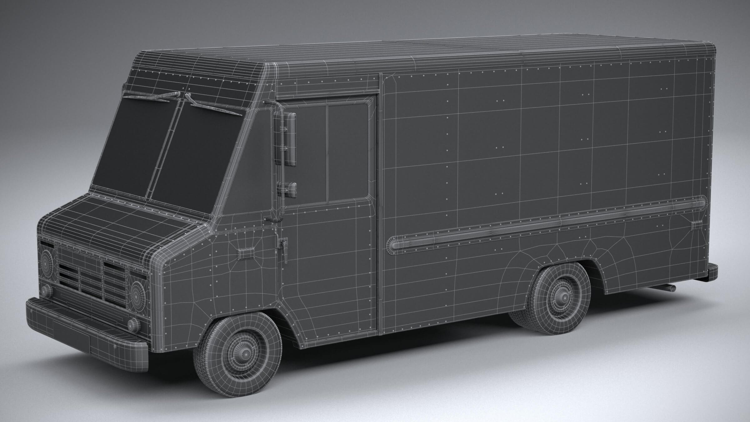 Generic Step Van 2021 - 3D Model by SQUIR