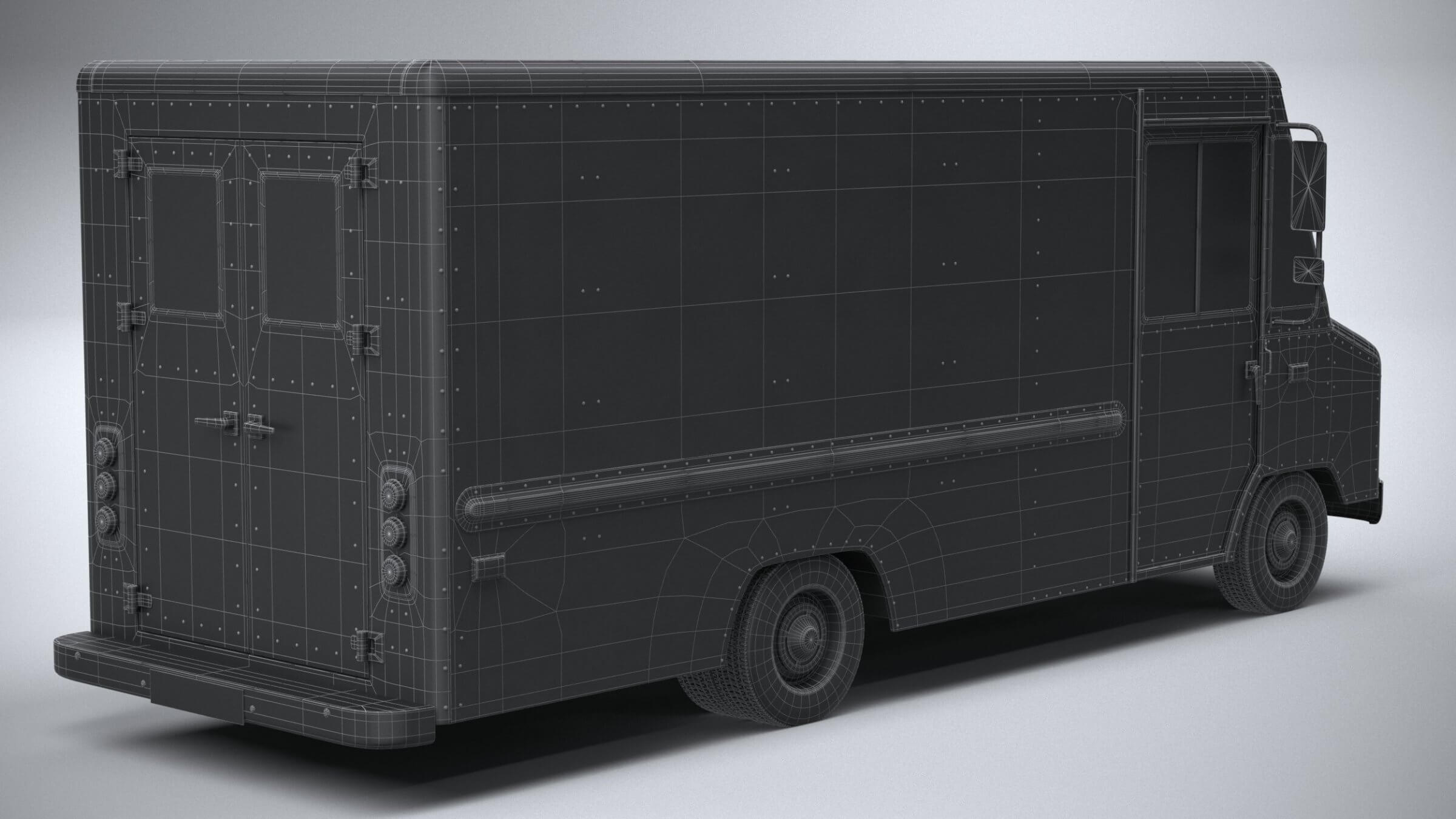 Generic Step Van 2021 - 3D Model by SQUIR