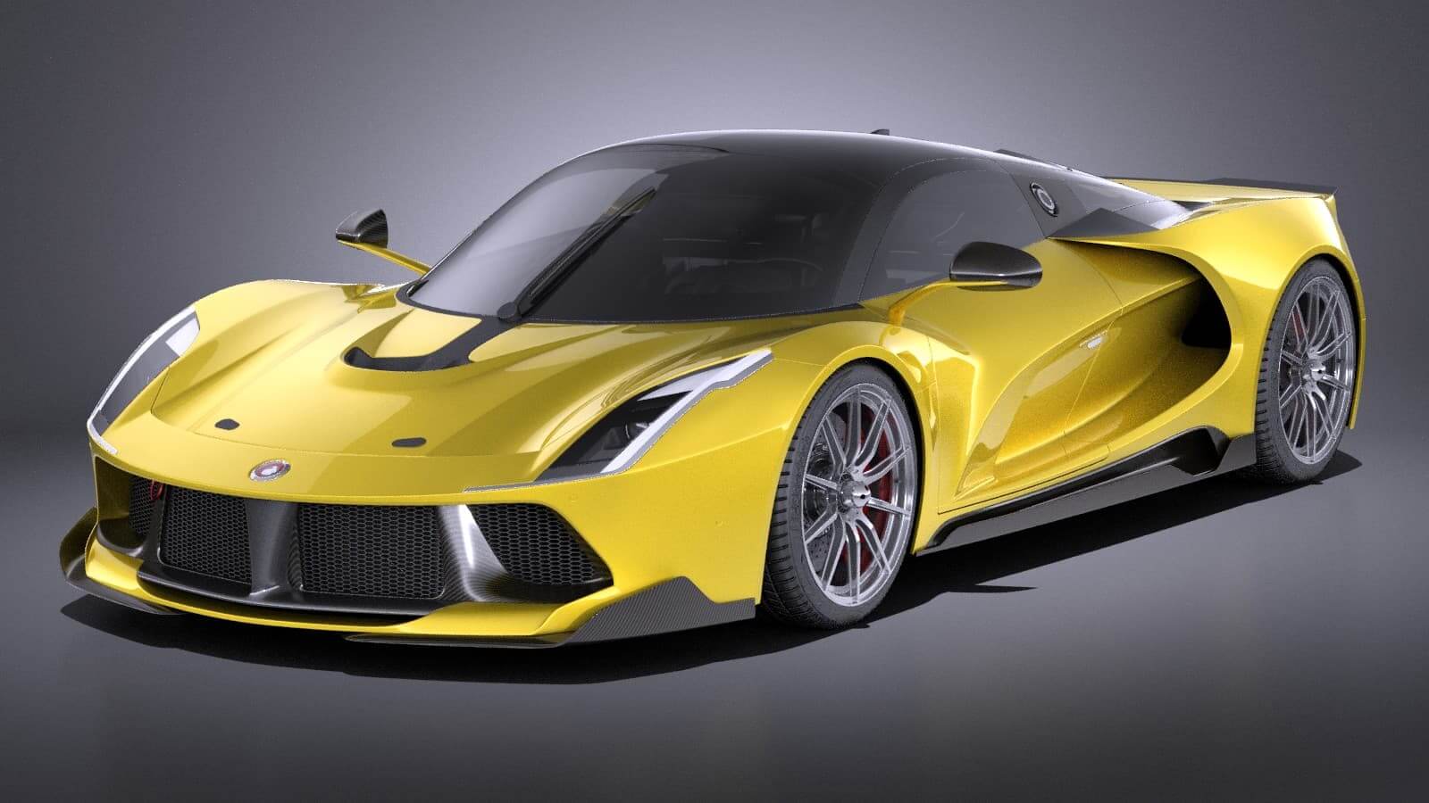 Generic Supercar 2017 - 3D Model by SQUIR