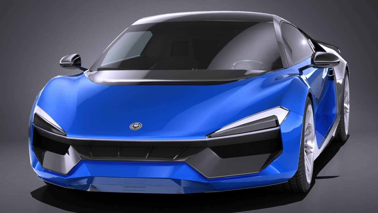 Generic Supercar 2018 - 3D Model by SQUIR