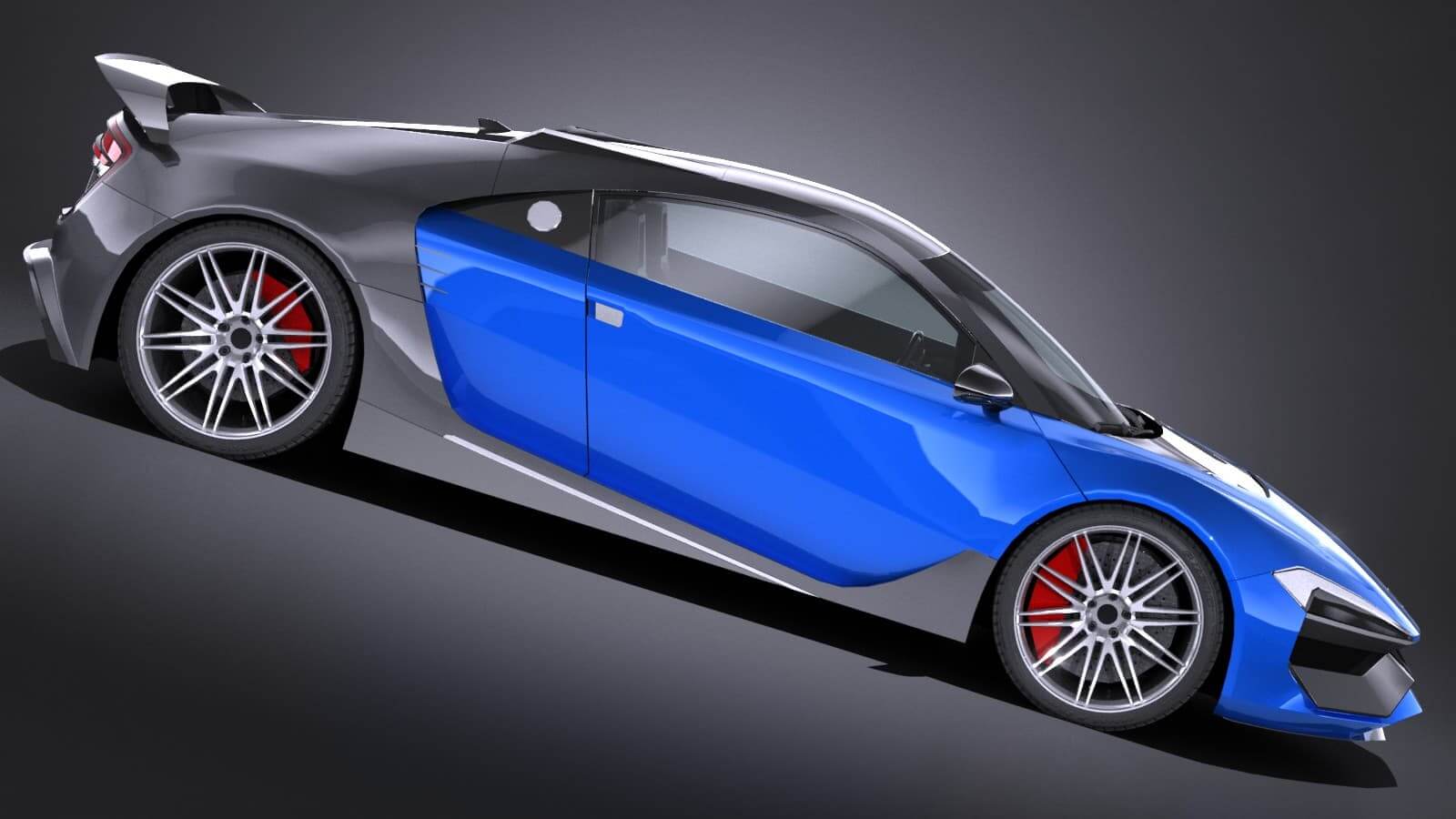 Generic Supercar 2018 - 3D Model by SQUIR