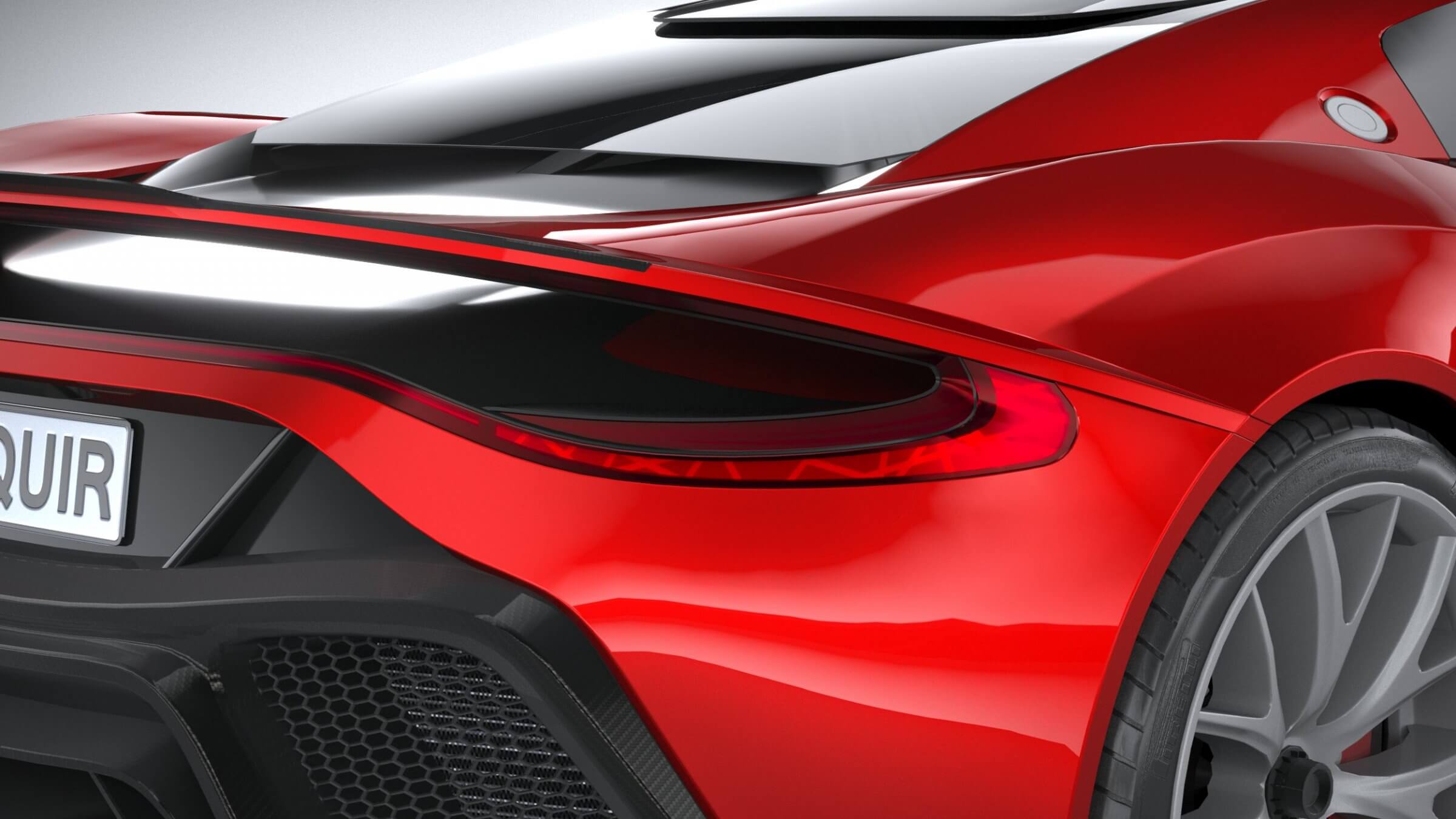 Generic Supercar V1 2020 Low Poly - 3D Model by SQUIR