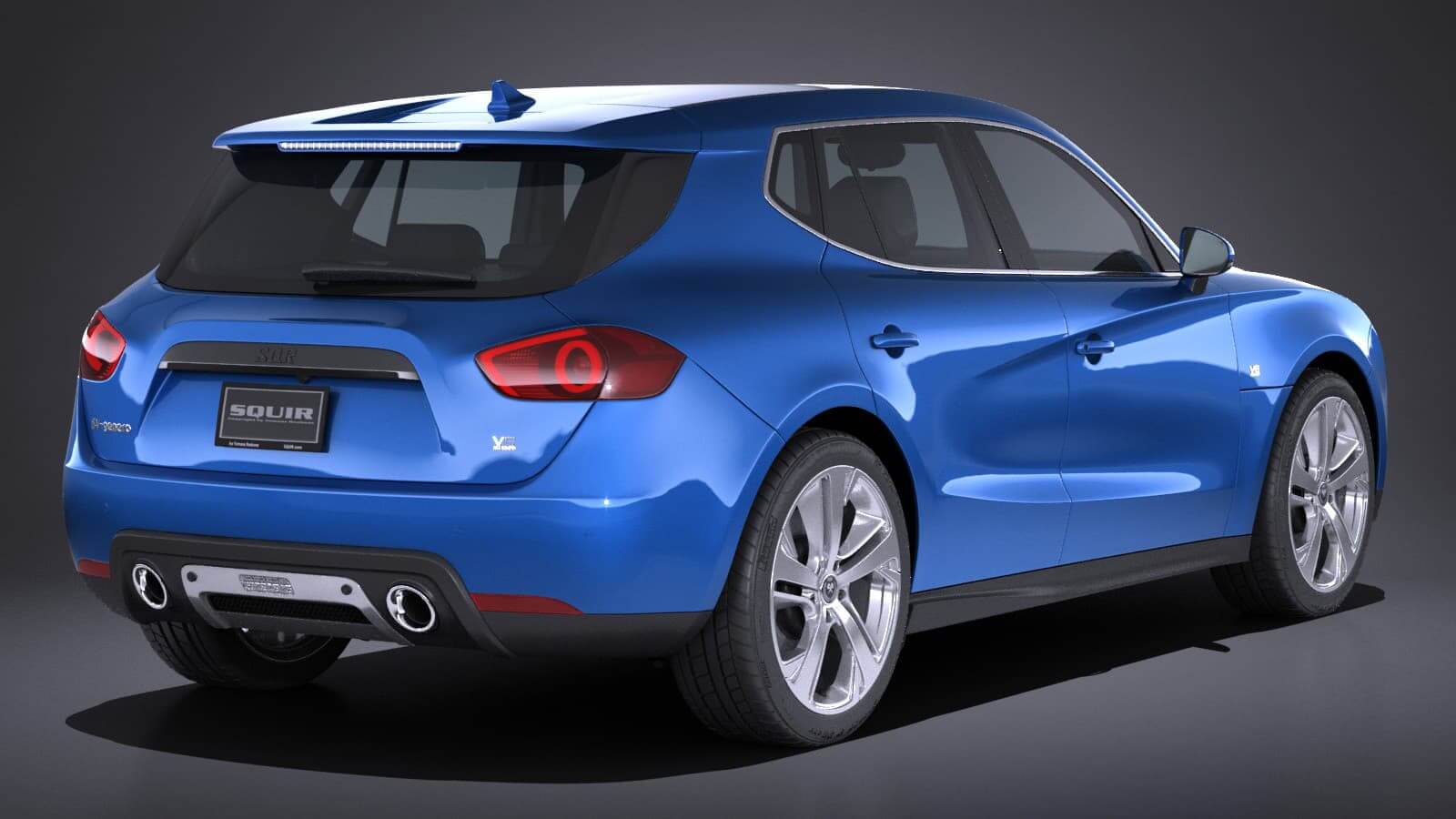 Generic SUV 2017 - 3D Model by SQUIR