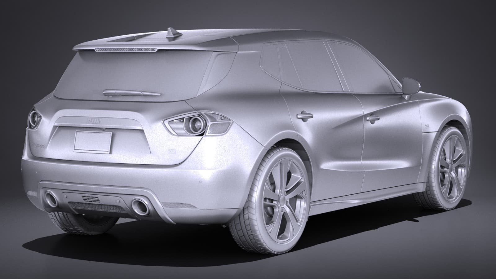 Generic SUV 2017 - 3D Model by SQUIR