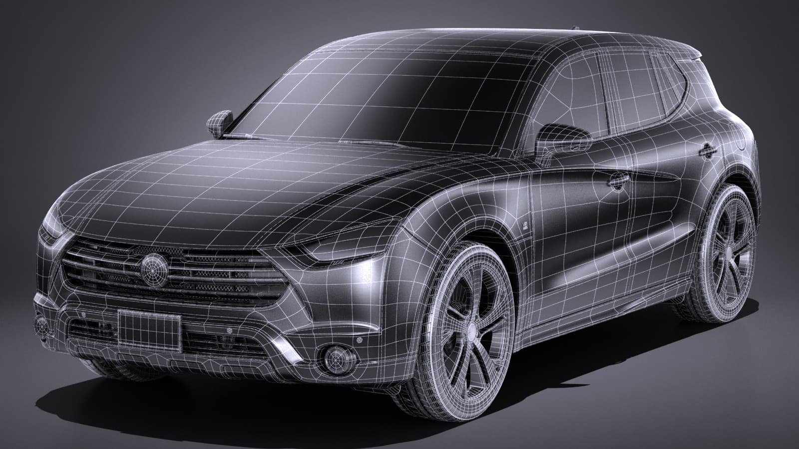 Generic SUV 2017 - 3D Model by SQUIR