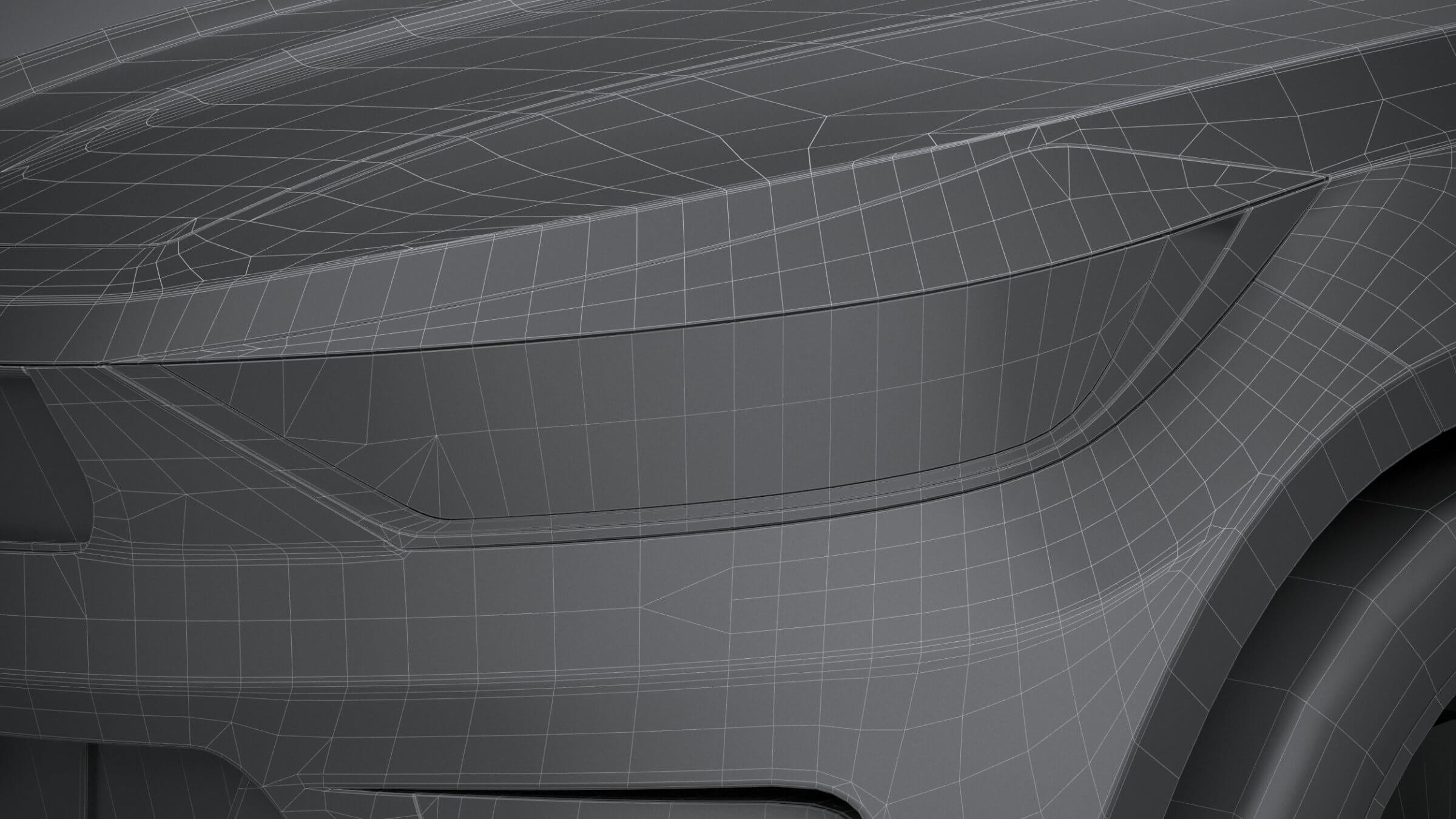 Generic SUV Coupe 2018 Low Poly - 3D Model by SQUIR