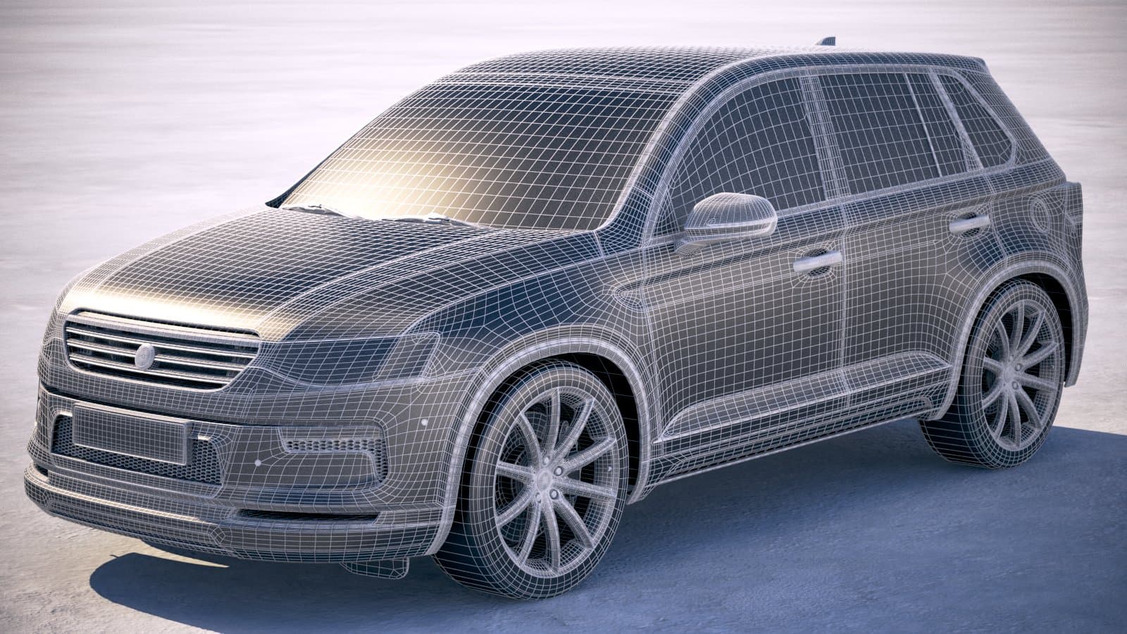 Generic SUV Crossover 2018 - 3D Model by SQUIR