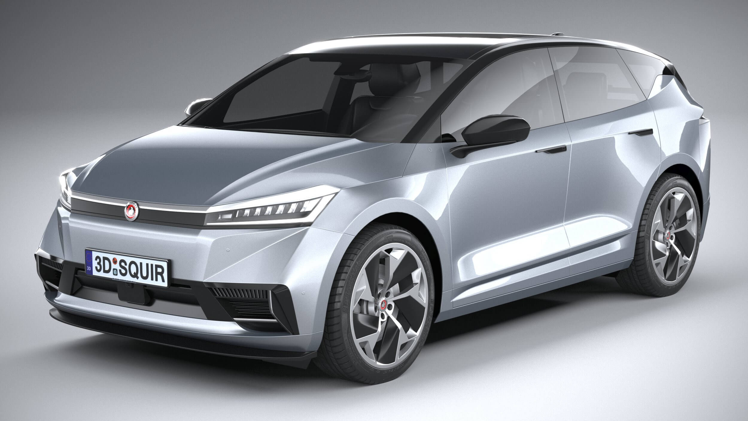 Generic SUV EV V2 2022 - 3D Model by SQUIR