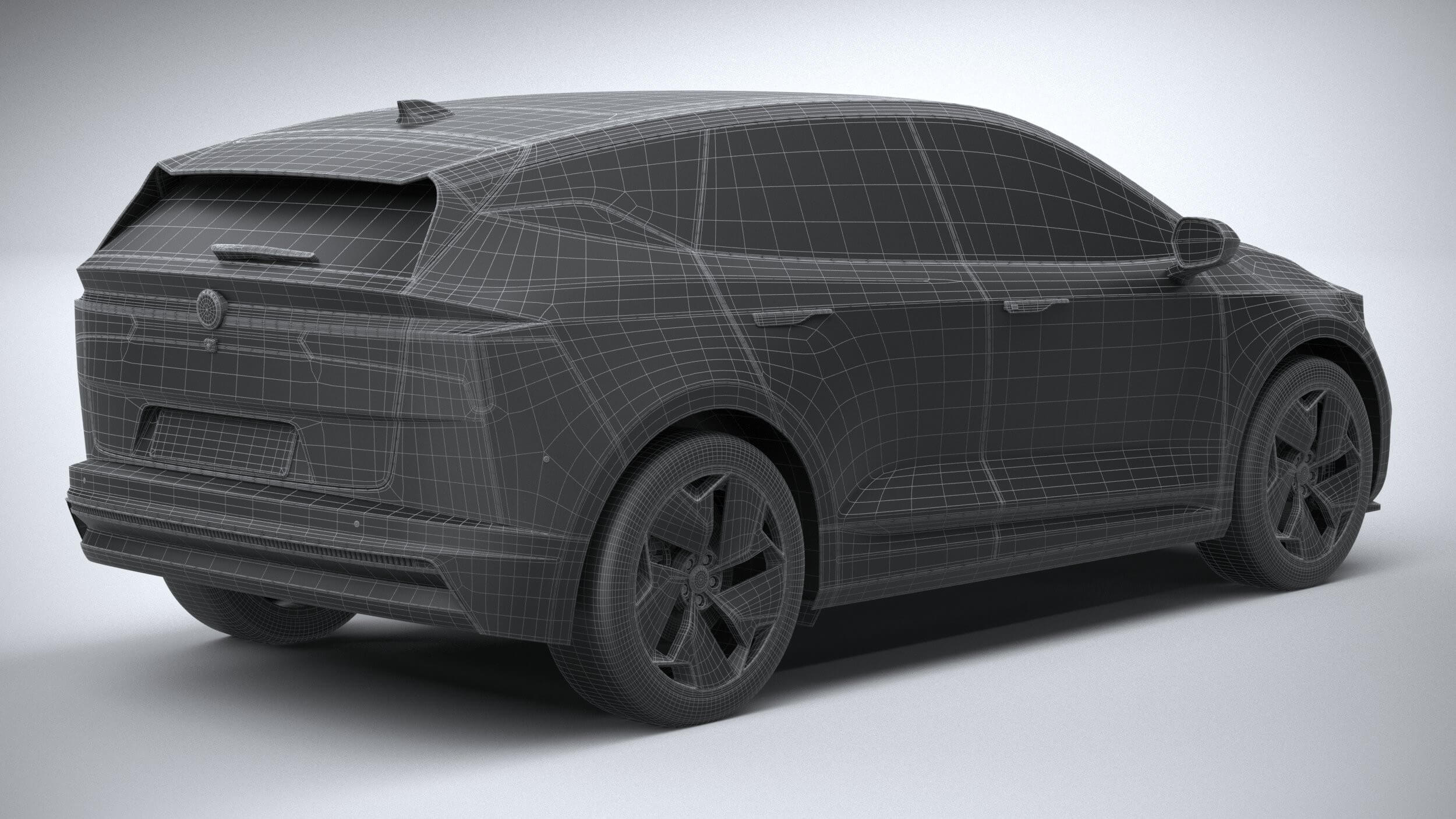 Generic SUV EV V2 2022 - 3D Model by SQUIR