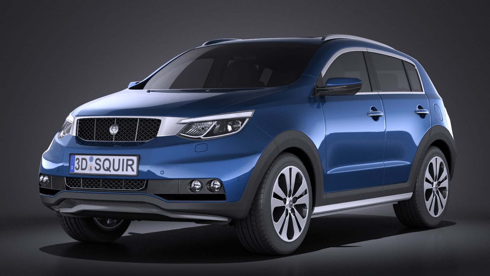 Generic SUV V1 2016 (V-Ray) 3D Model by SQUIR
